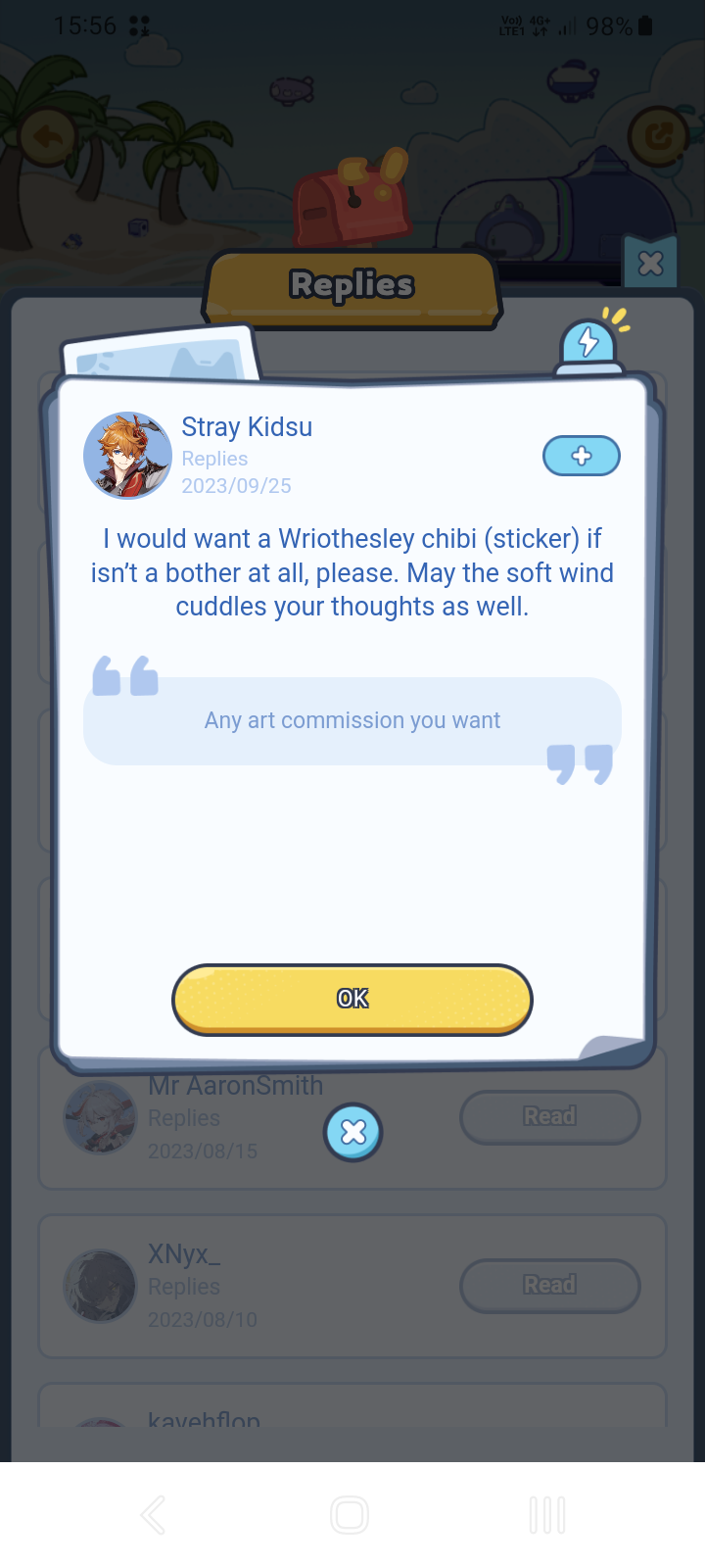 Wriothesley chibi art Genshin Impact | HoYoLAB