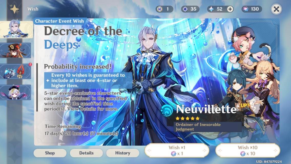 Wrio savings Genshin Impact | HoYoLAB