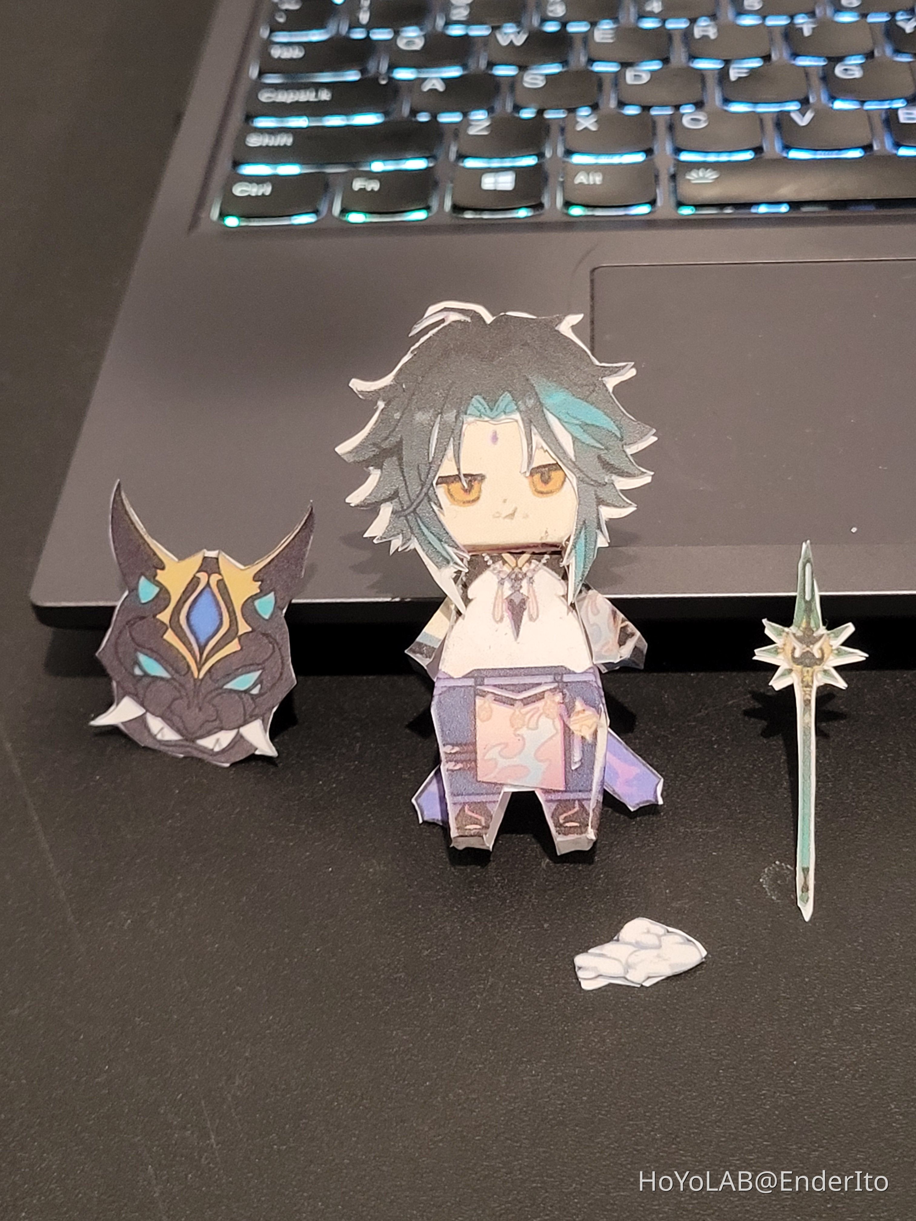 Paper Xiao Genshin Impact | HoYoLAB