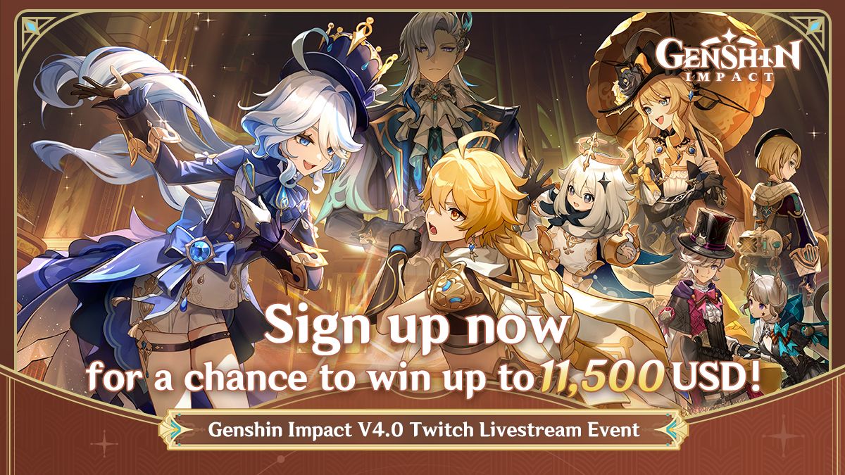 Thanks for the version 4.0 twitch streamer recruitment event rewards ...