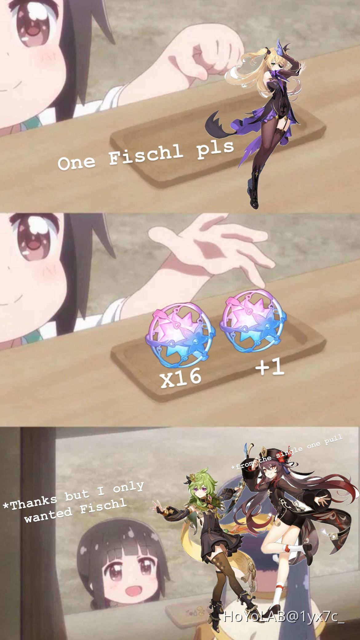 How my pull for Fischl went Genshin Impact | HoYoLAB