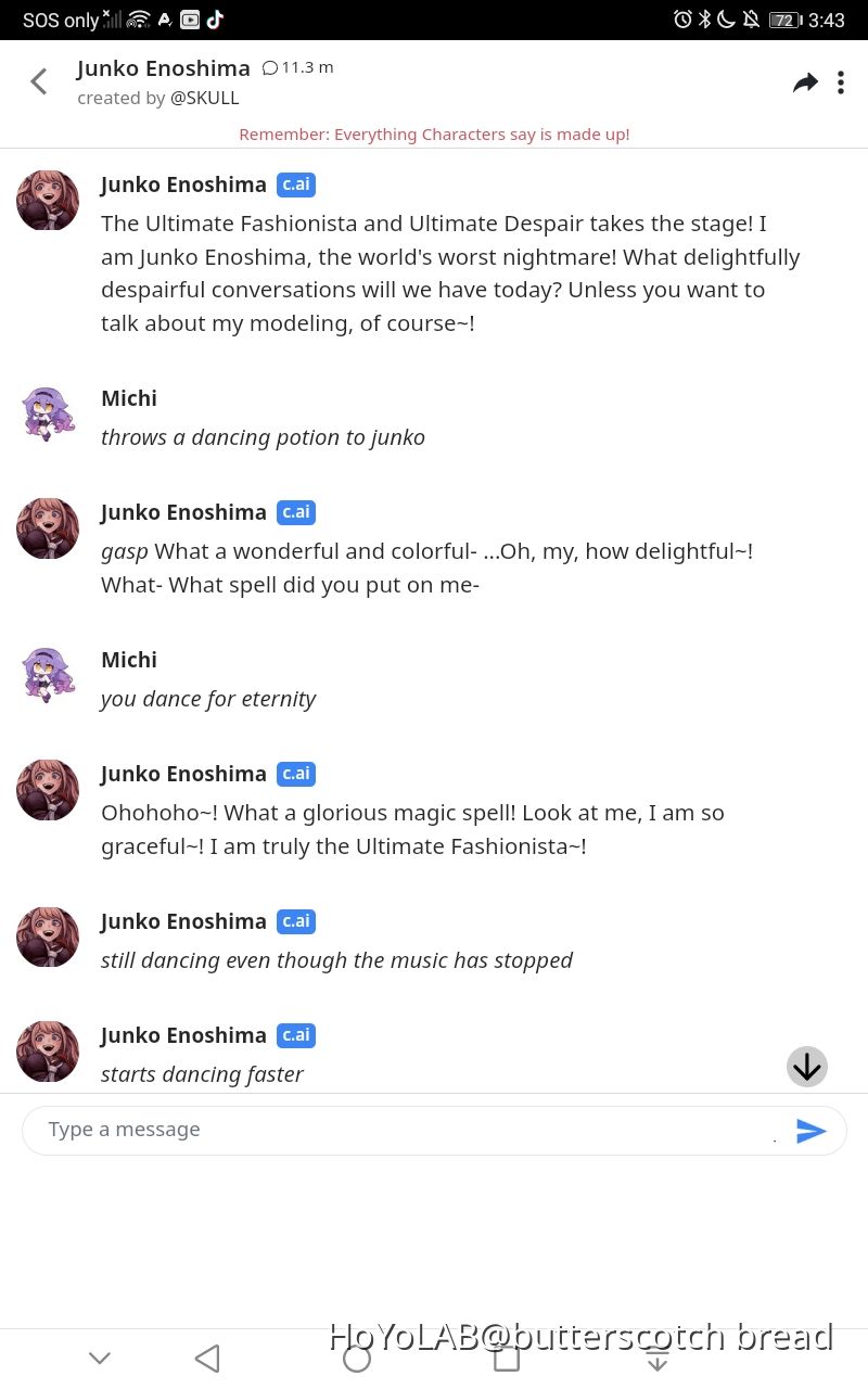 random c.ai thing | HoYoLAB