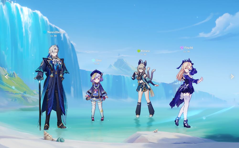 Version 4.1. Friendship Team - Neauvillette + Kirara Genshin Impact ...