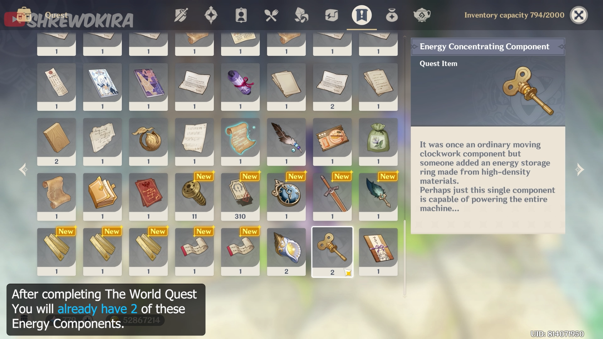 7 Energy Components The Worst Fontaine Eight Evil Clockwork Knights ...