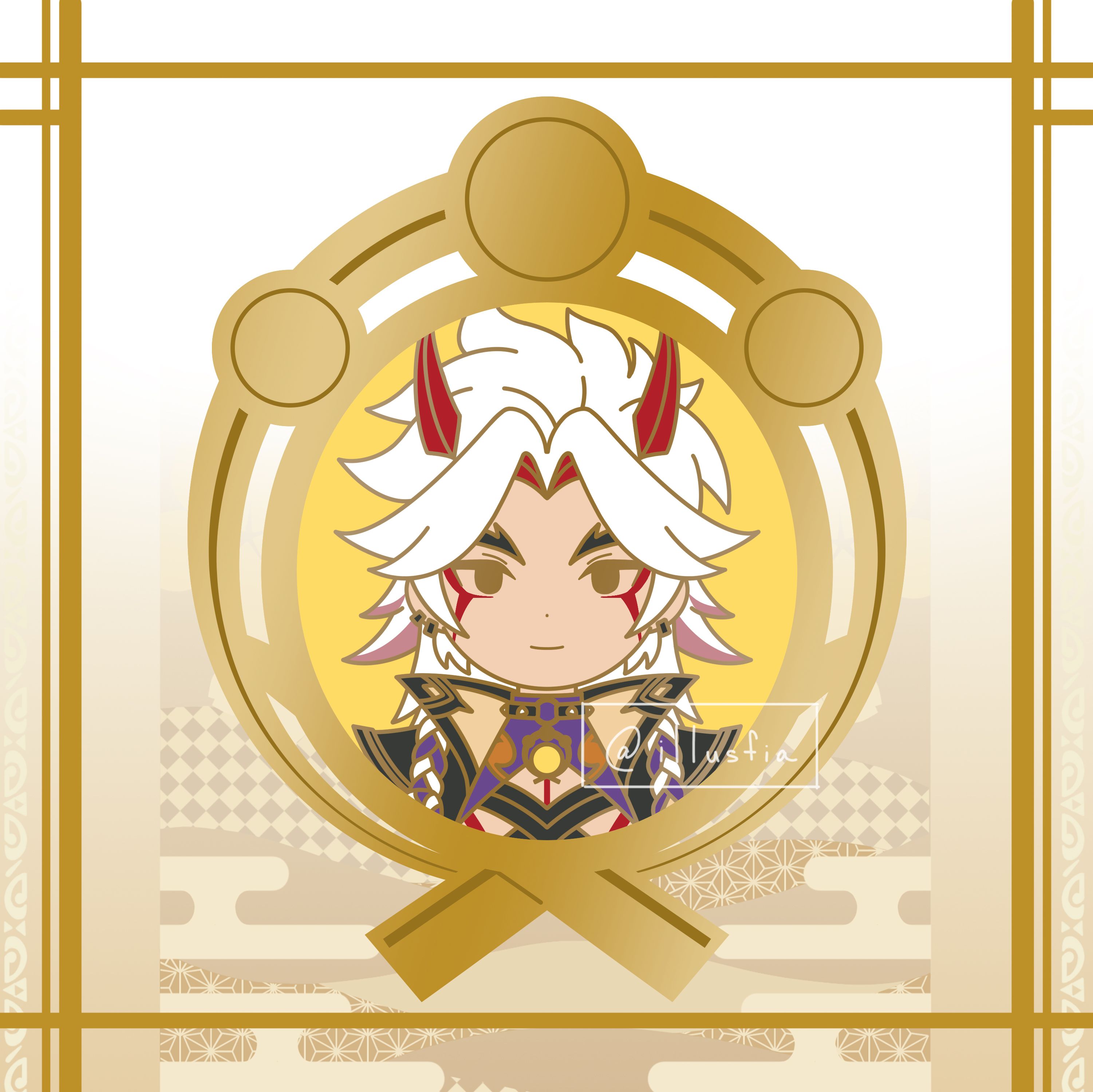 Itto Enamel Pin Genshin Impact | HoYoLAB