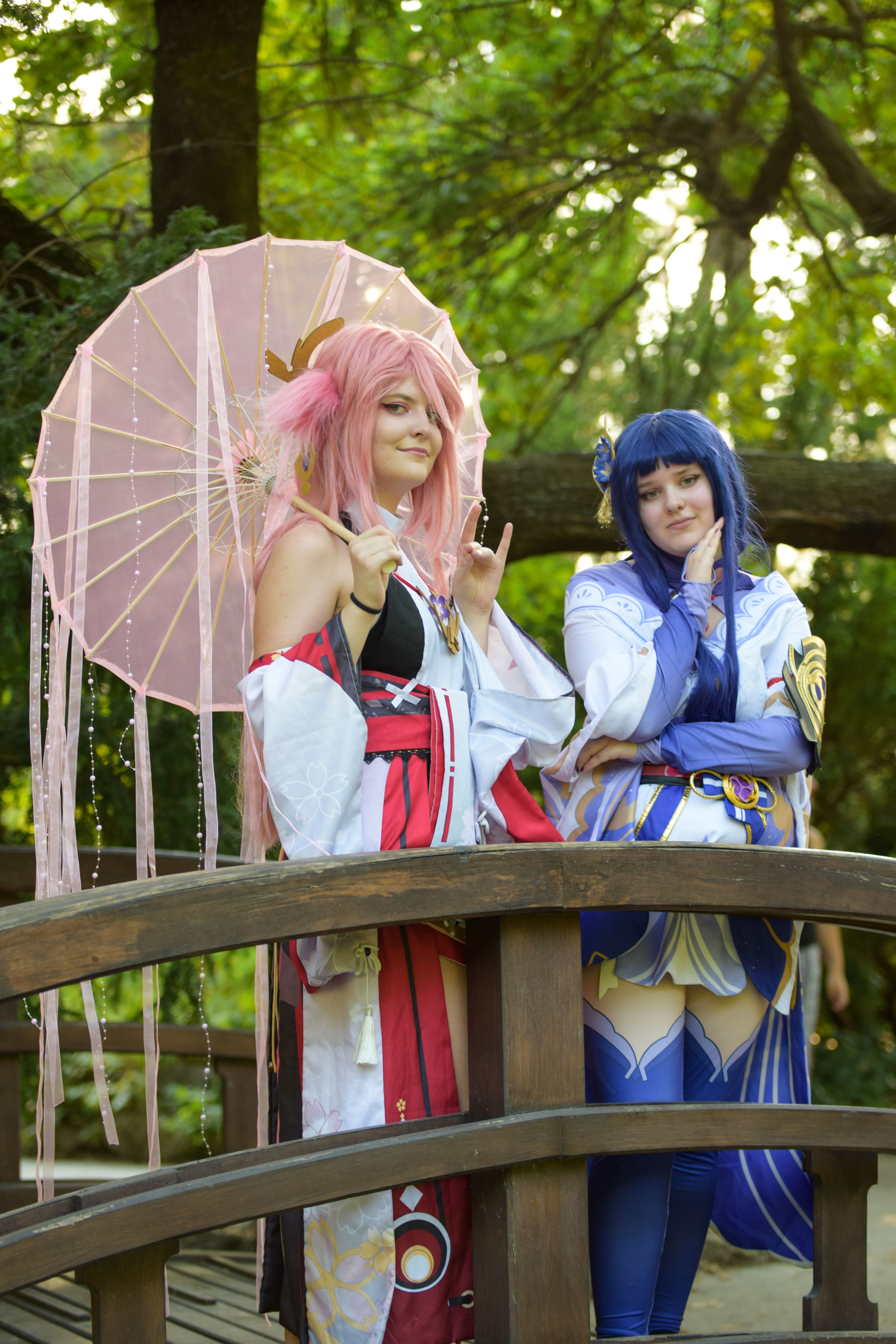 Ei and Miko 💜🩷 Genshin Impact | HoYoLAB