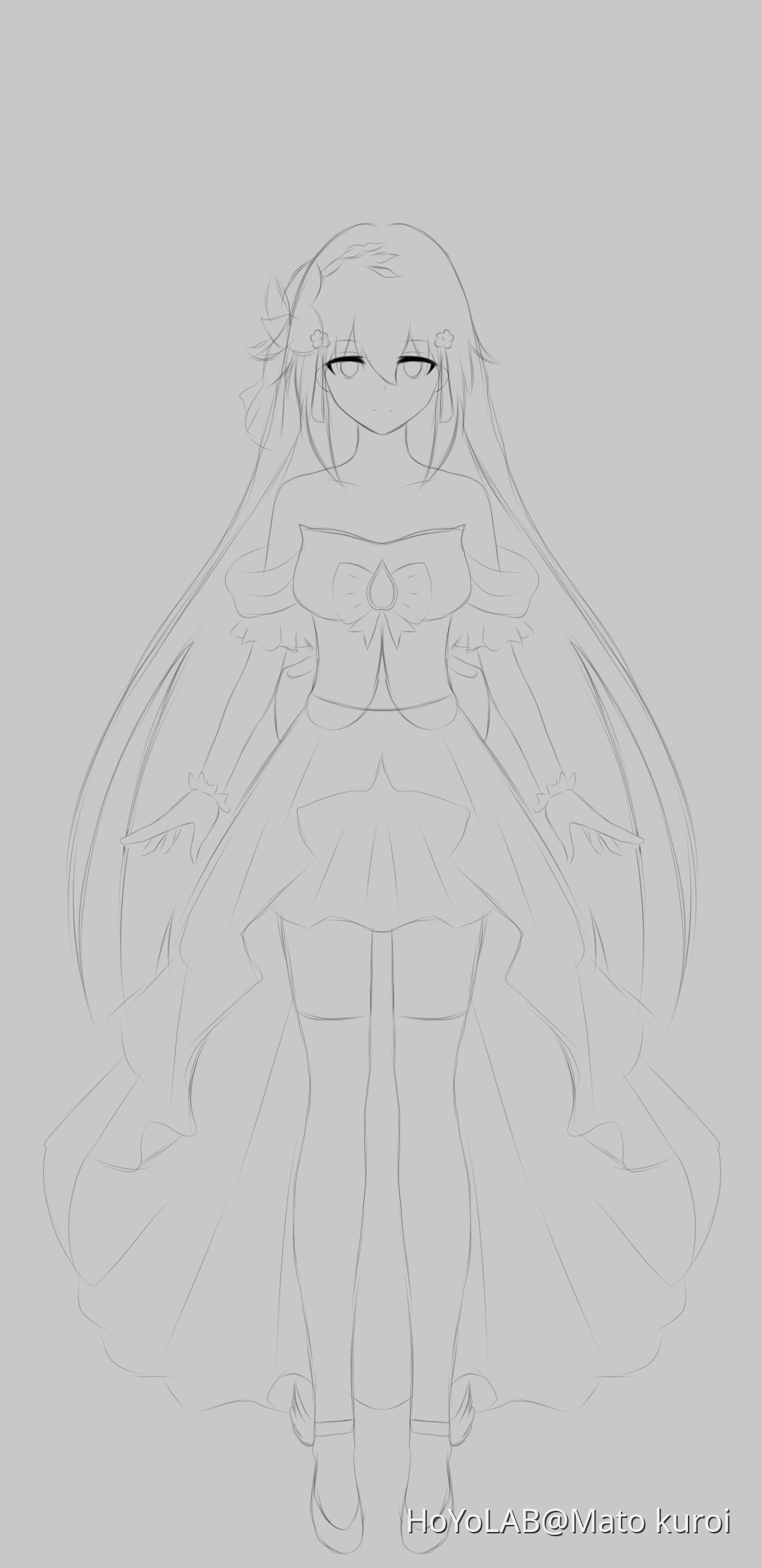 herrscher of Rebirth as magical girl (sketch) Honkai Impact 3rd | HoYoLAB