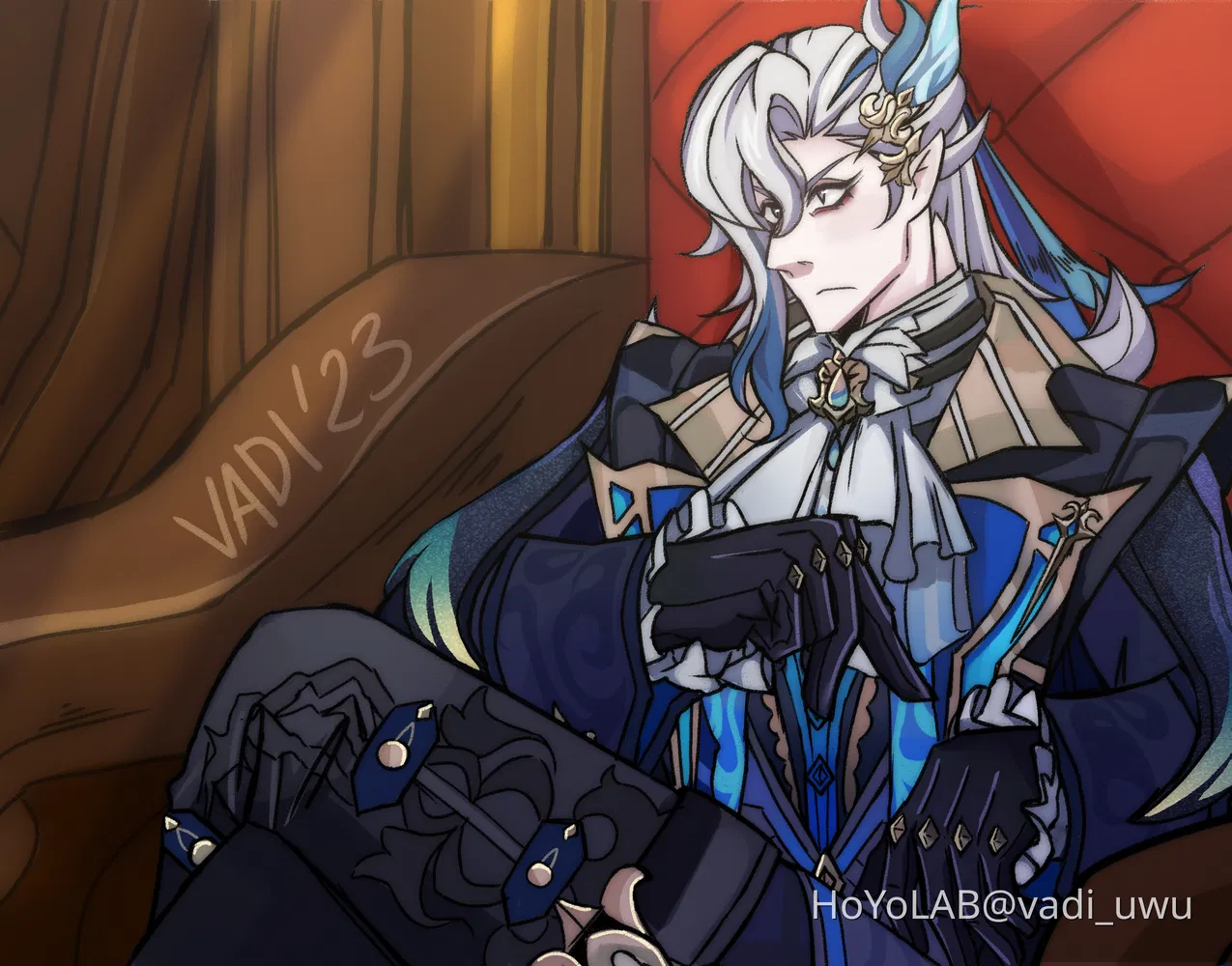 some Neuvillette drawing Genshin Impact | HoYoLAB