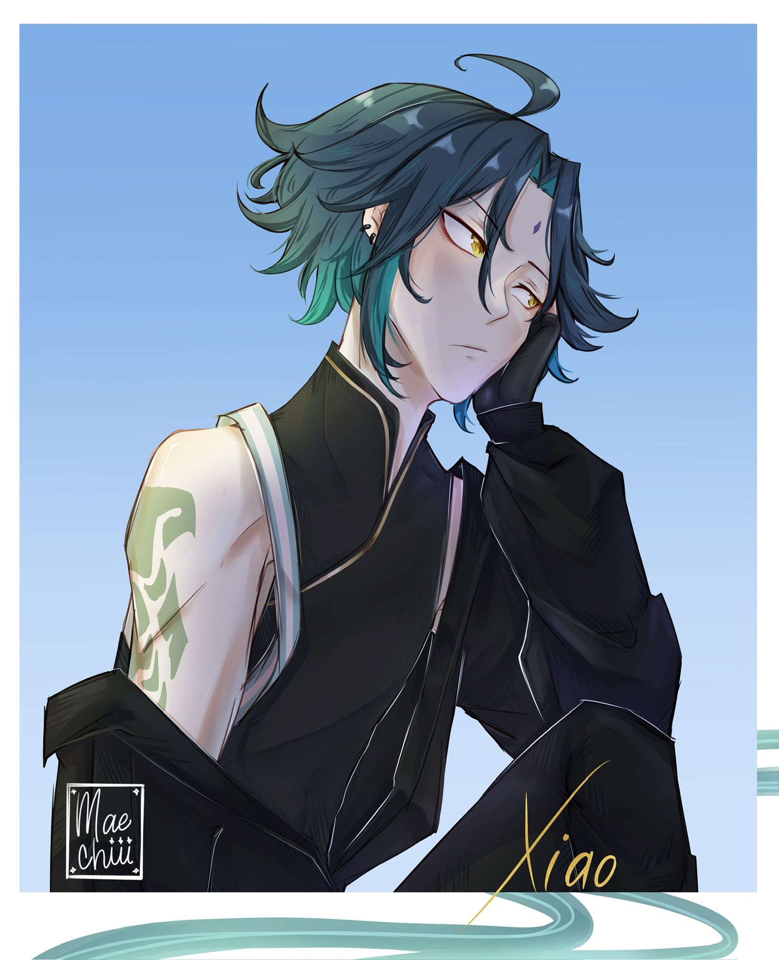 Xiao Polaroid Genshin Impact | HoYoLAB