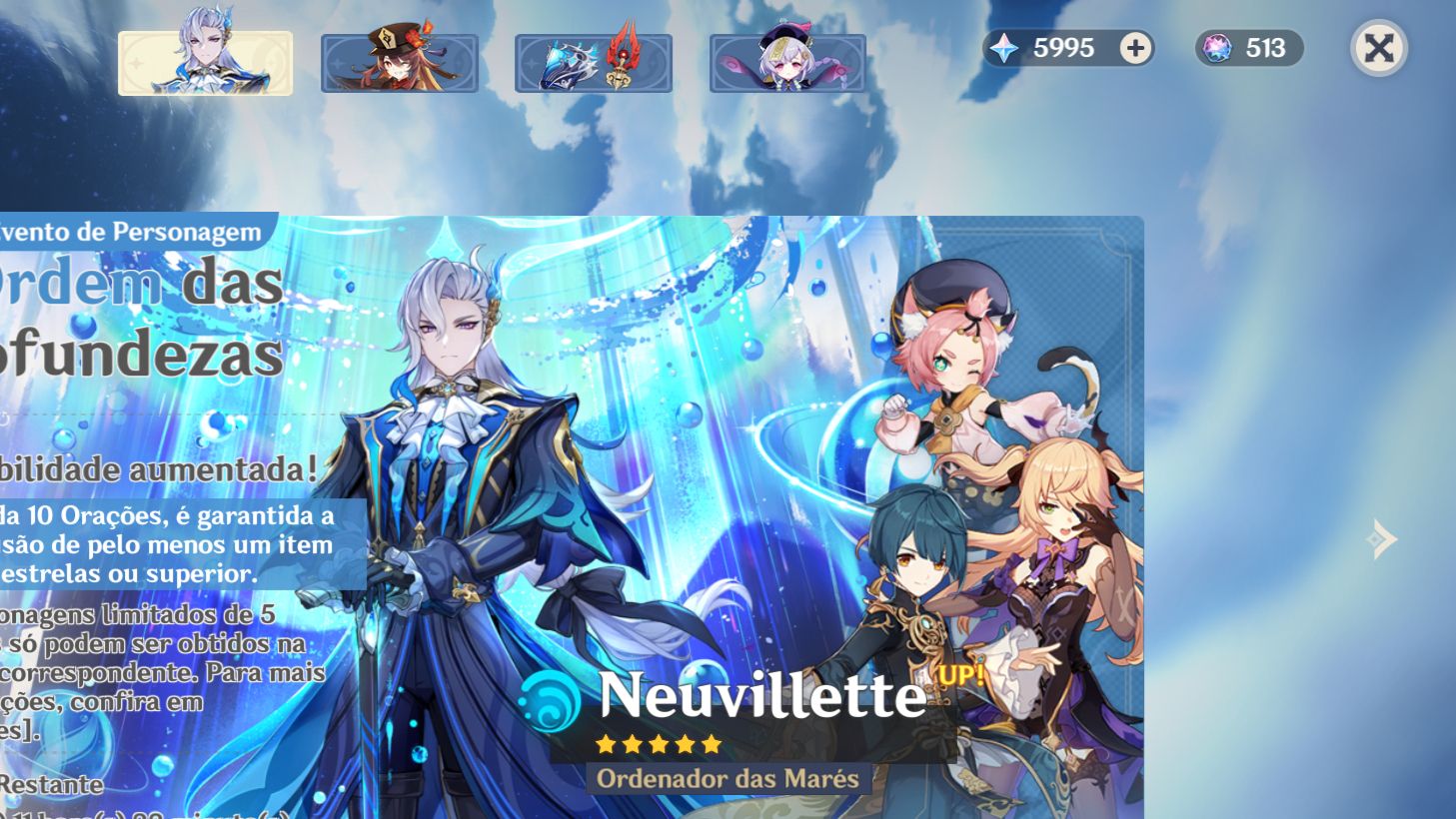 923 horas e 30 minutos para o banner da furina Genshin Impact | HoYoLAB