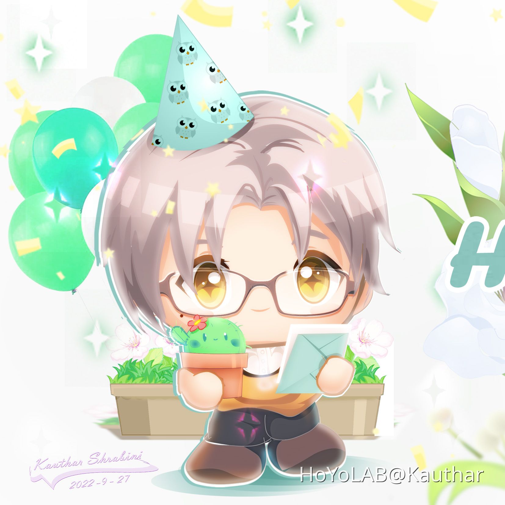 [Fanart] Happy Birthday Dr Vyn Tears of Themis | HoYoLAB