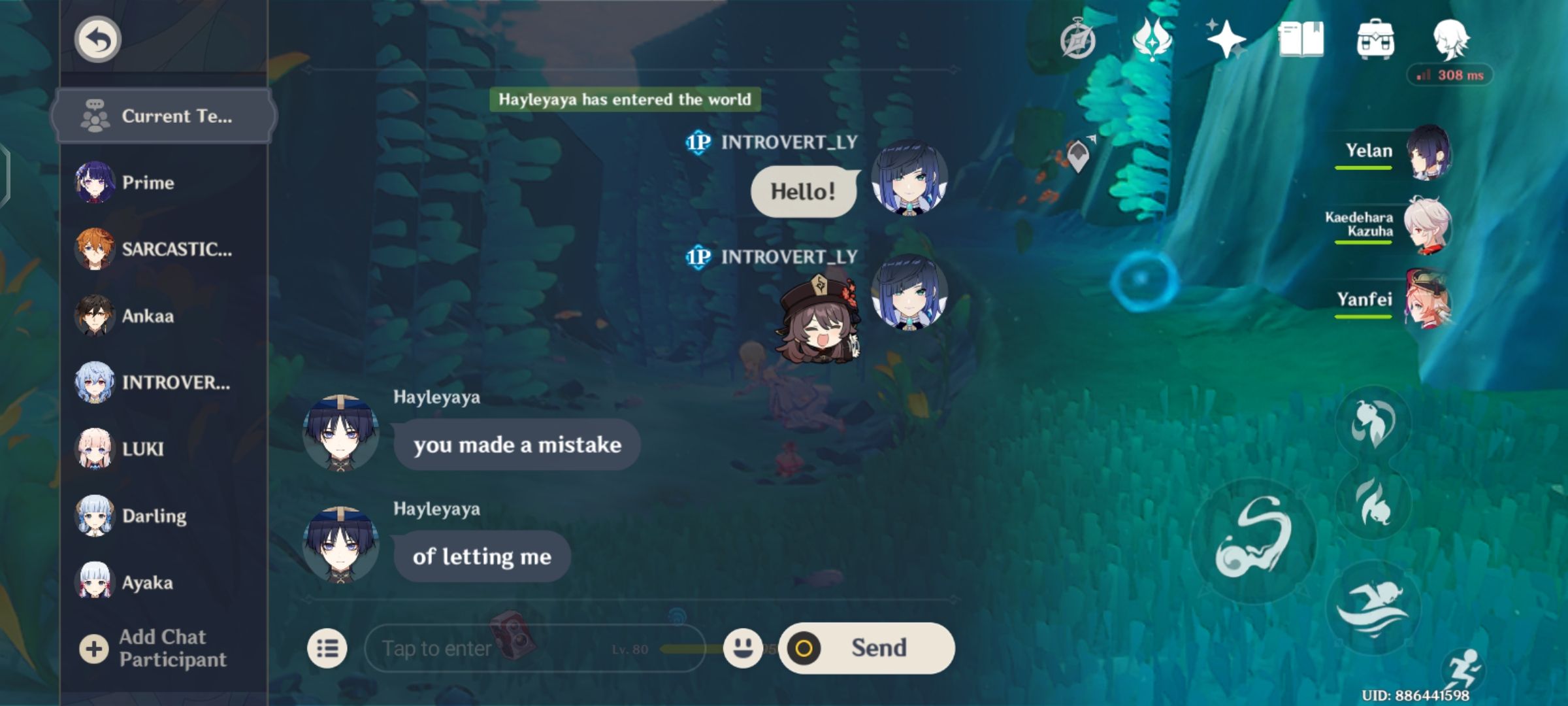 Average SCARA mains in co-op: Genshin Impact | HoYoLAB