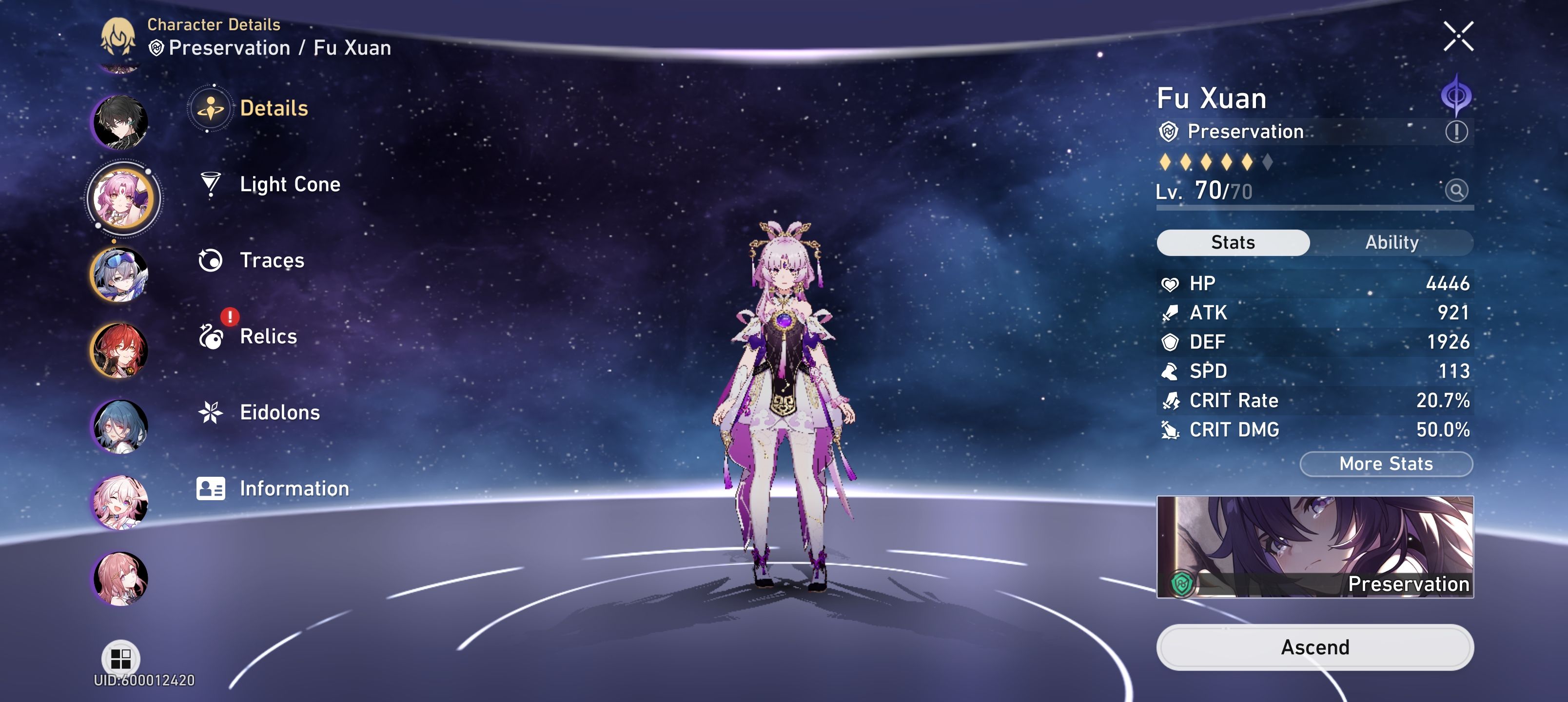 Fu xuan build help Honkai: Star Rail | HoYoLAB