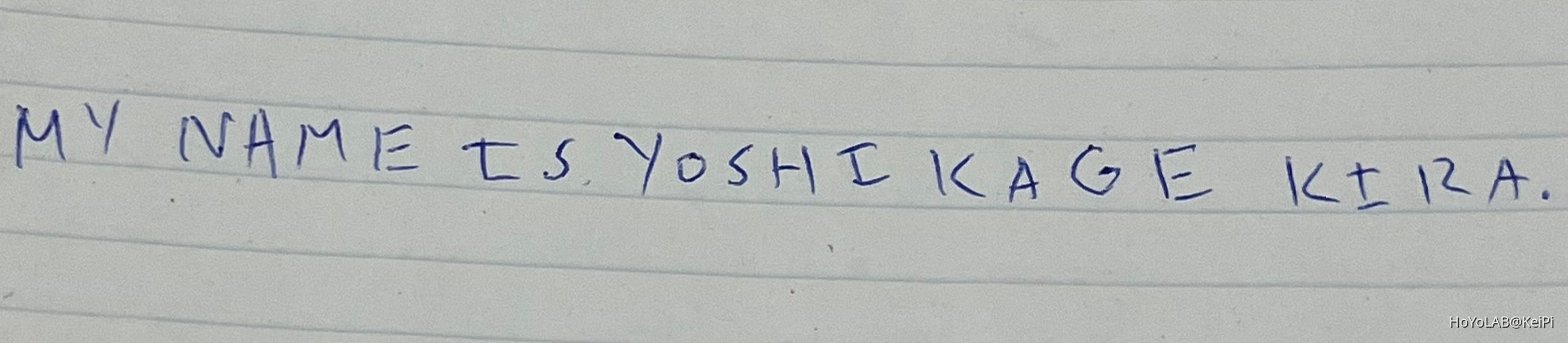 Day 1 of writing one sentence of Yoshikage Kira’s speech til I reach ...