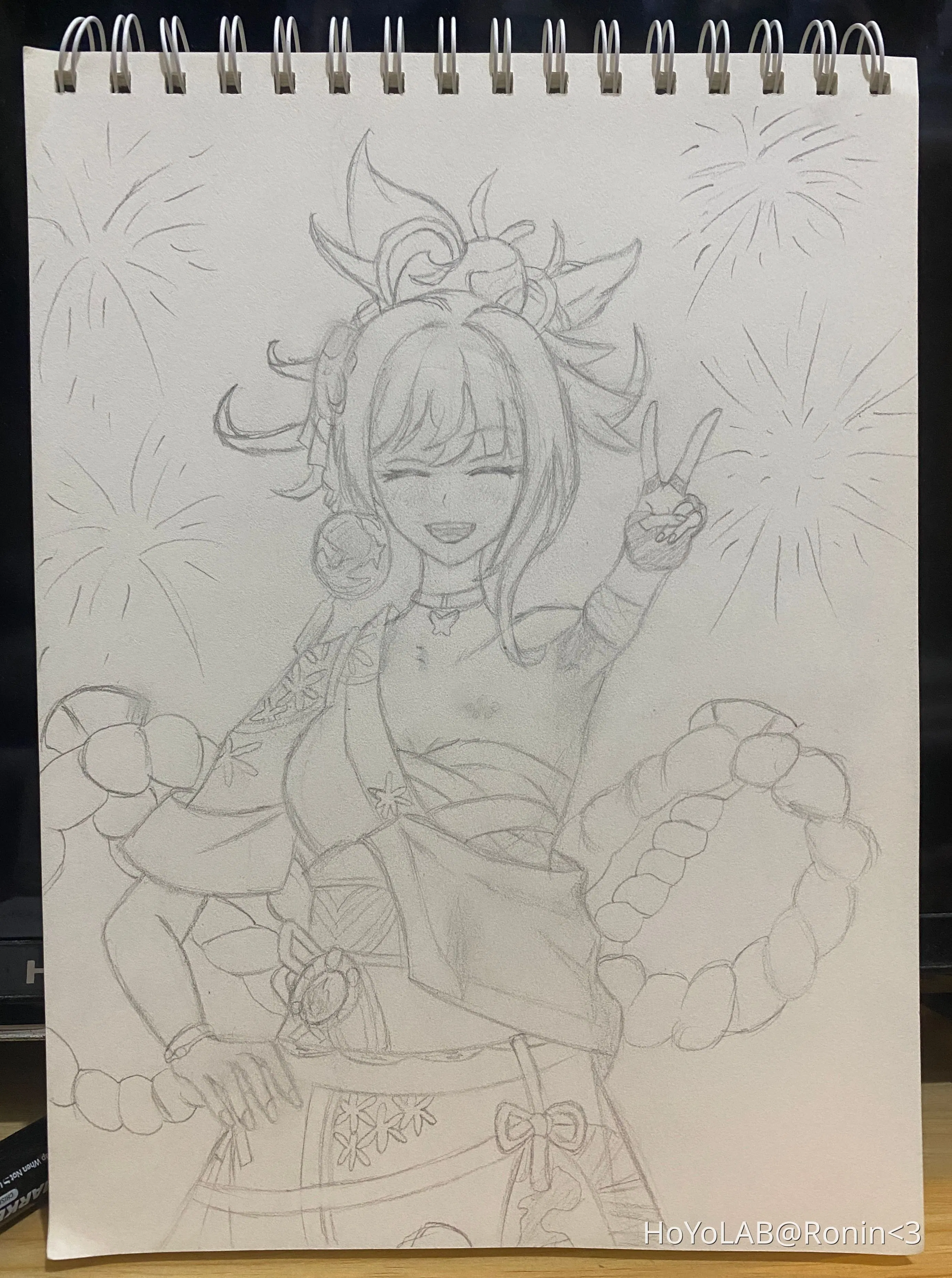Yoimiya Sketch :) Genshin Impact | HoYoLAB