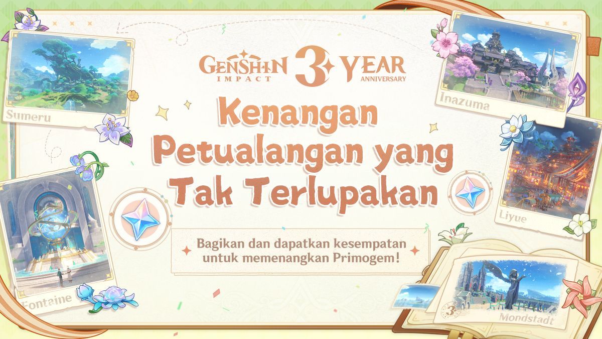 Dapat 6390+ ️ Primogen dari Event [Genshin 4.1] Genshin Impact | HoYoLAB