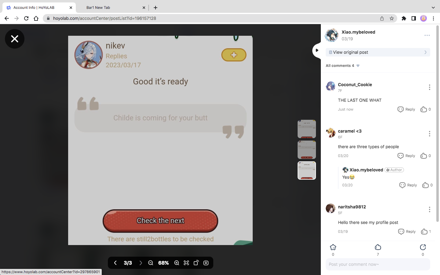 3 different types of ppl | HoYoLAB
