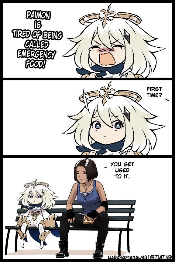 Paimon is tired of being called emergency food Genshin Impact | HoYoLAB