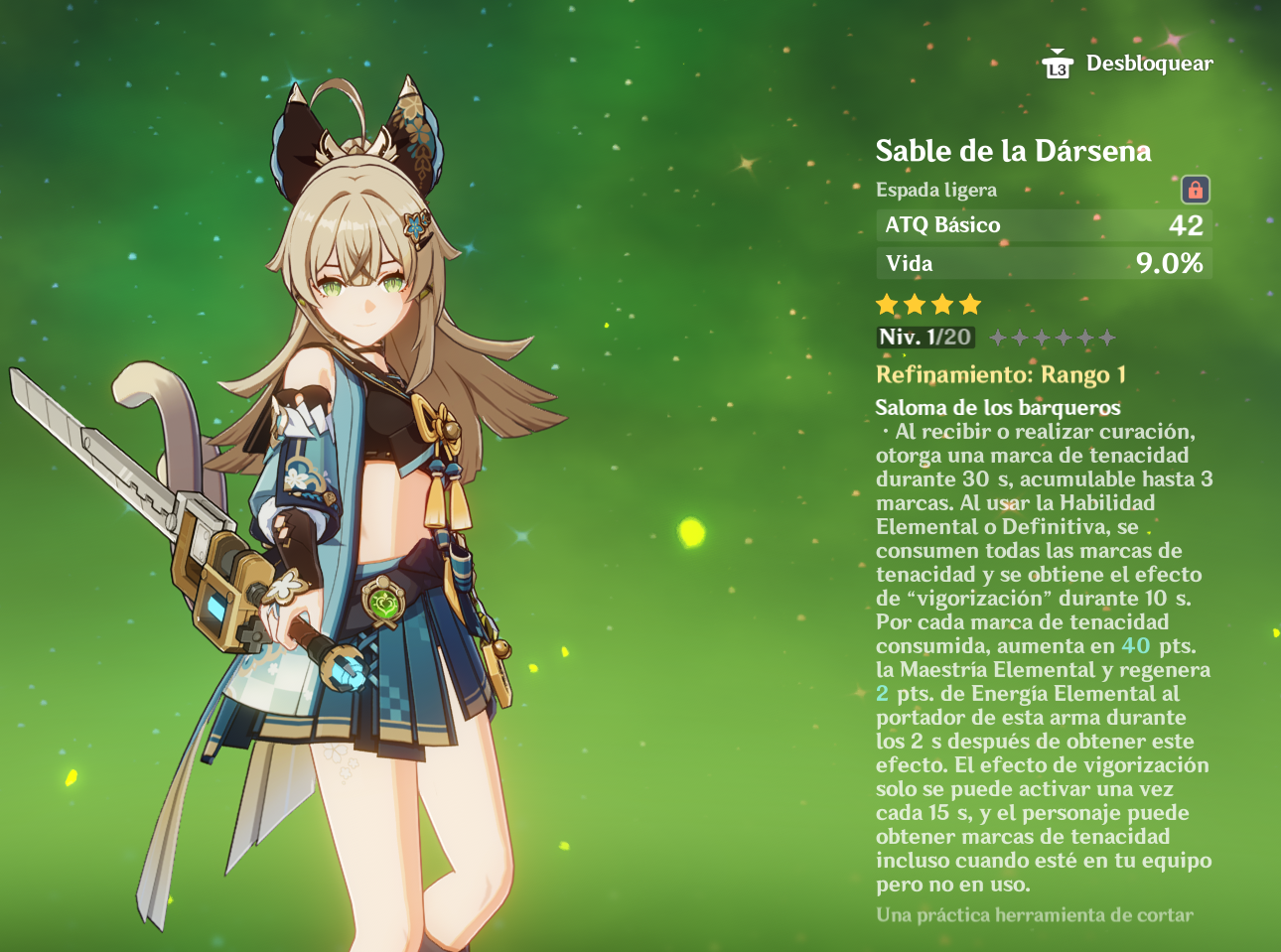 Nueva espada!! Genshin Impact | HoYoLAB