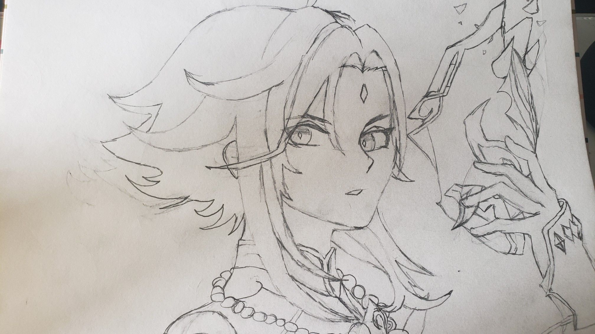 What do yall thing of mah sketch Genshin Impact | HoYoLAB