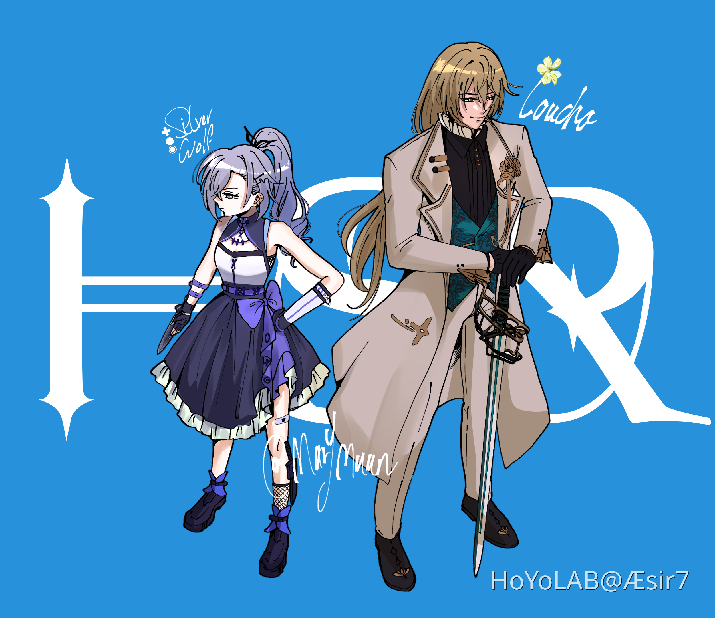 Silver Wolf and Loucha__old AU Honkai: Star Rail | HoYoLAB