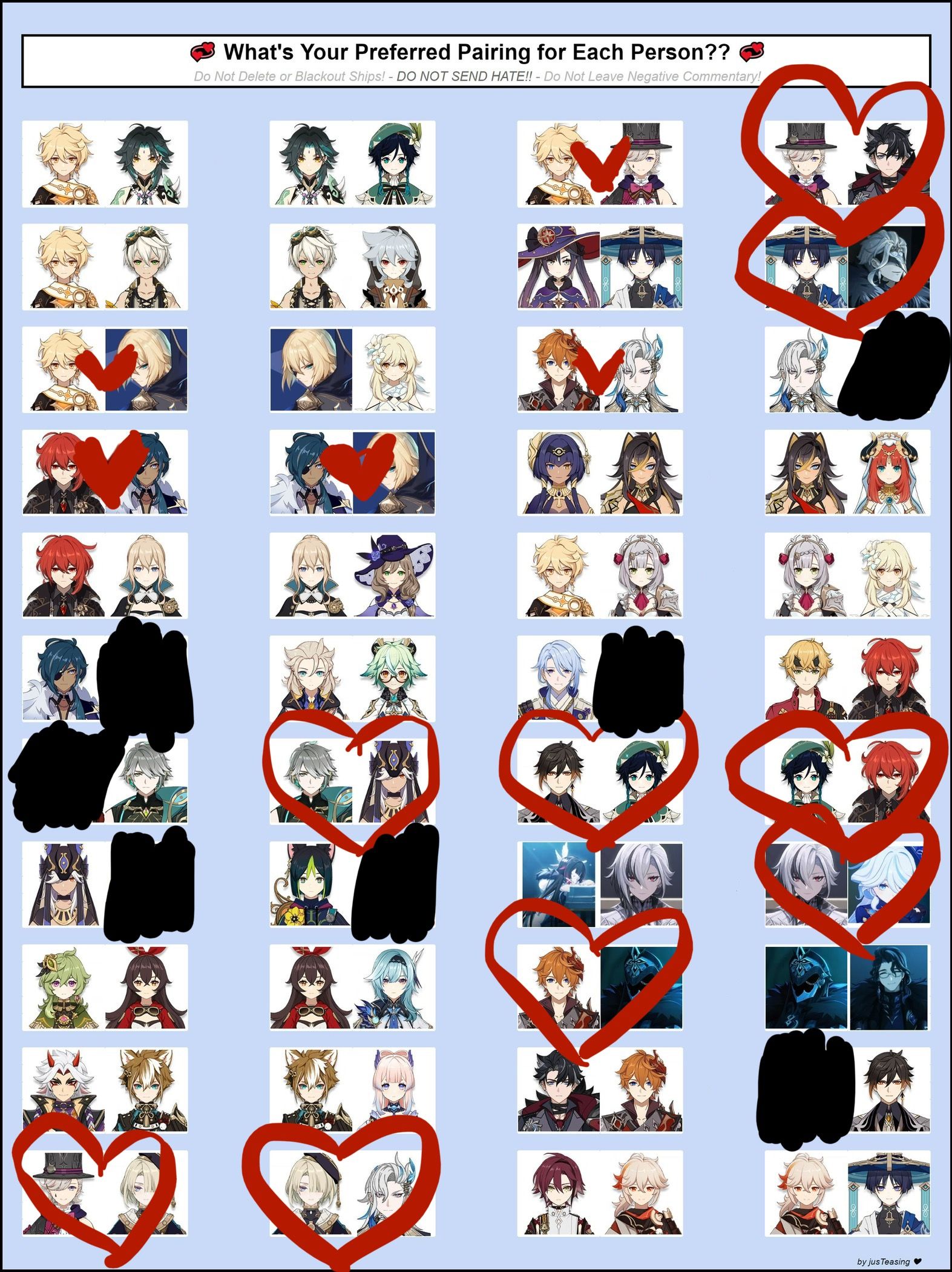 MY FAV SHIPS ️ Genshin Impact | HoYoLAB