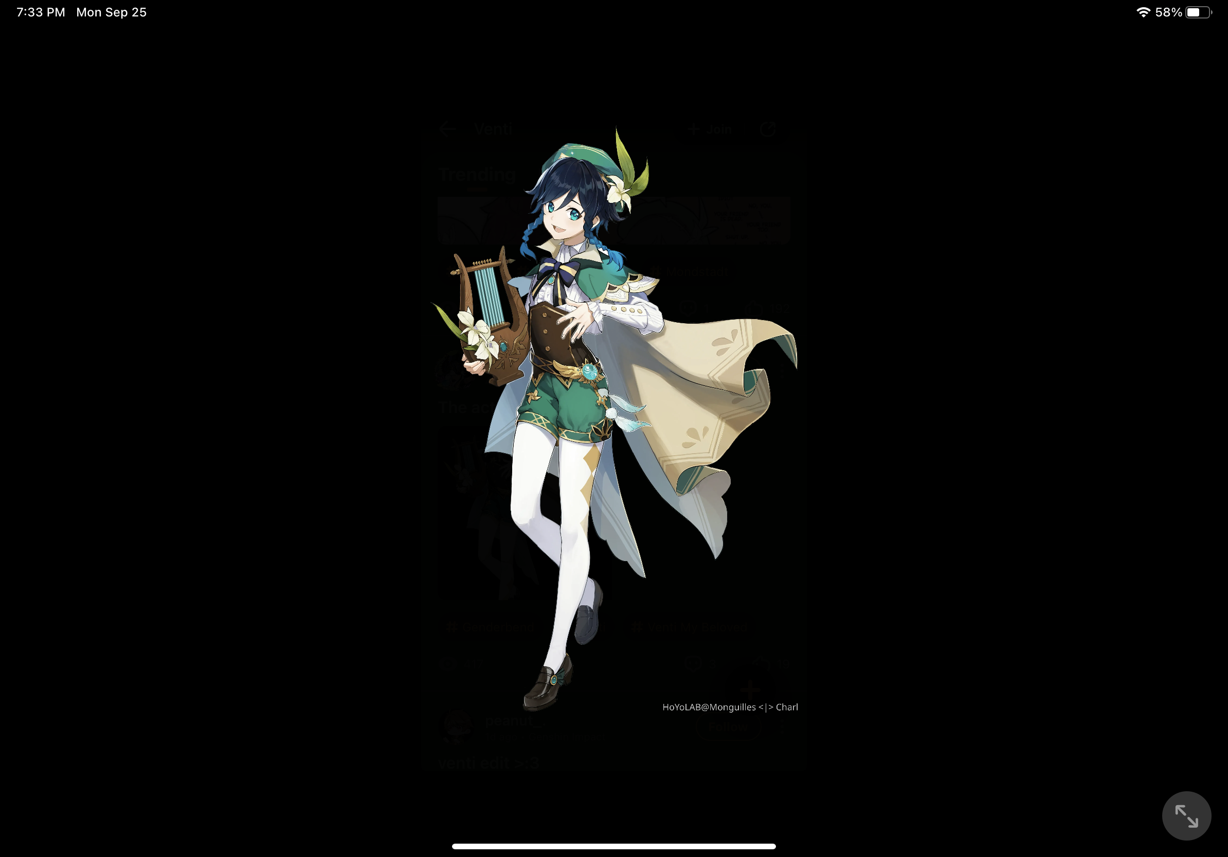 I tried a gender bend of venti, but serious Genshin Impact | HoYoLAB