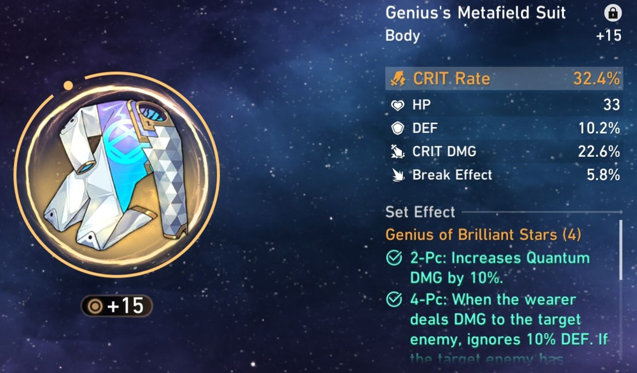 Relic pieces for Seele. Honkai: Star Rail | HoYoLAB