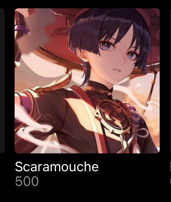 Finally reached 500 pictures of scaramouche/wanderer collected Genshin ...