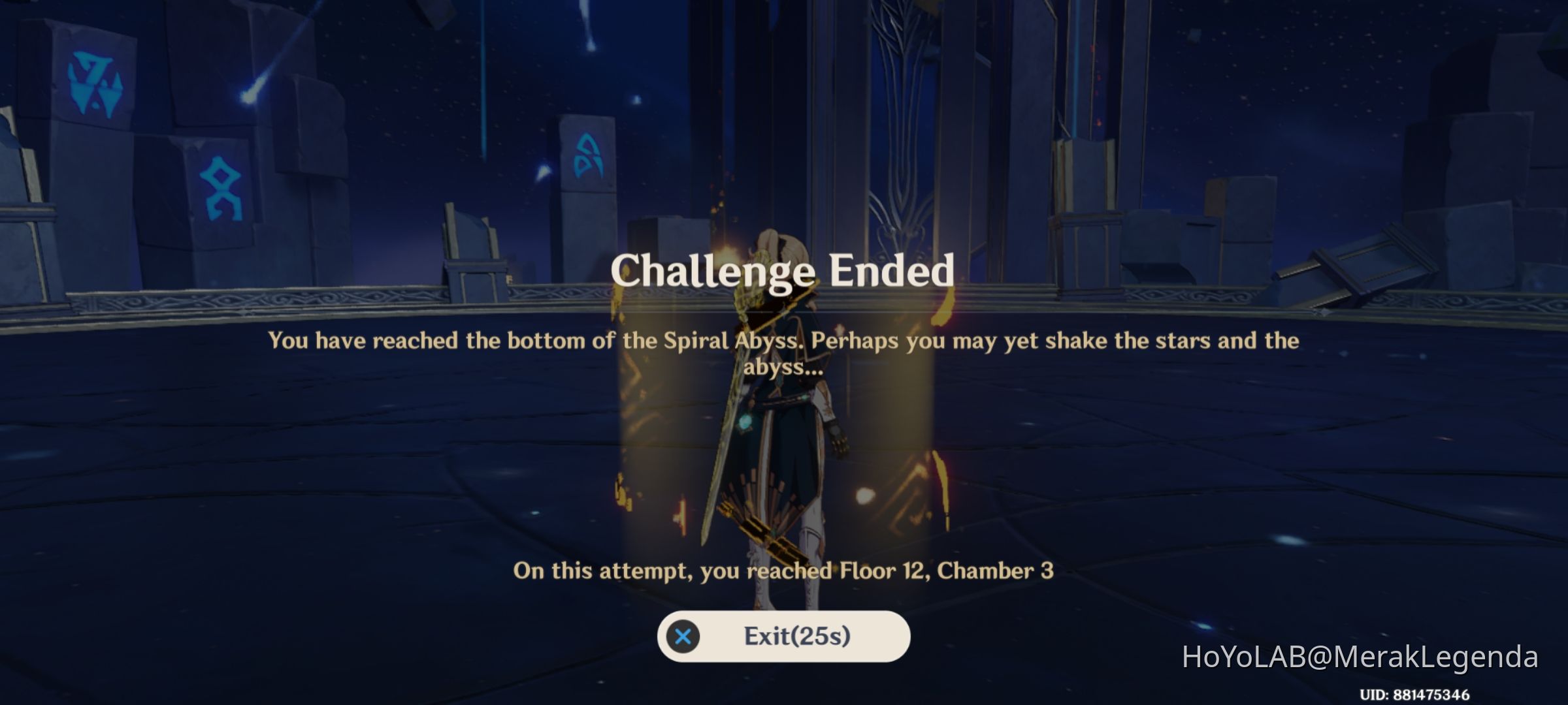 I just finished the new spiral abyss challenge! 🤩 Genshin Impact | HoYoLAB