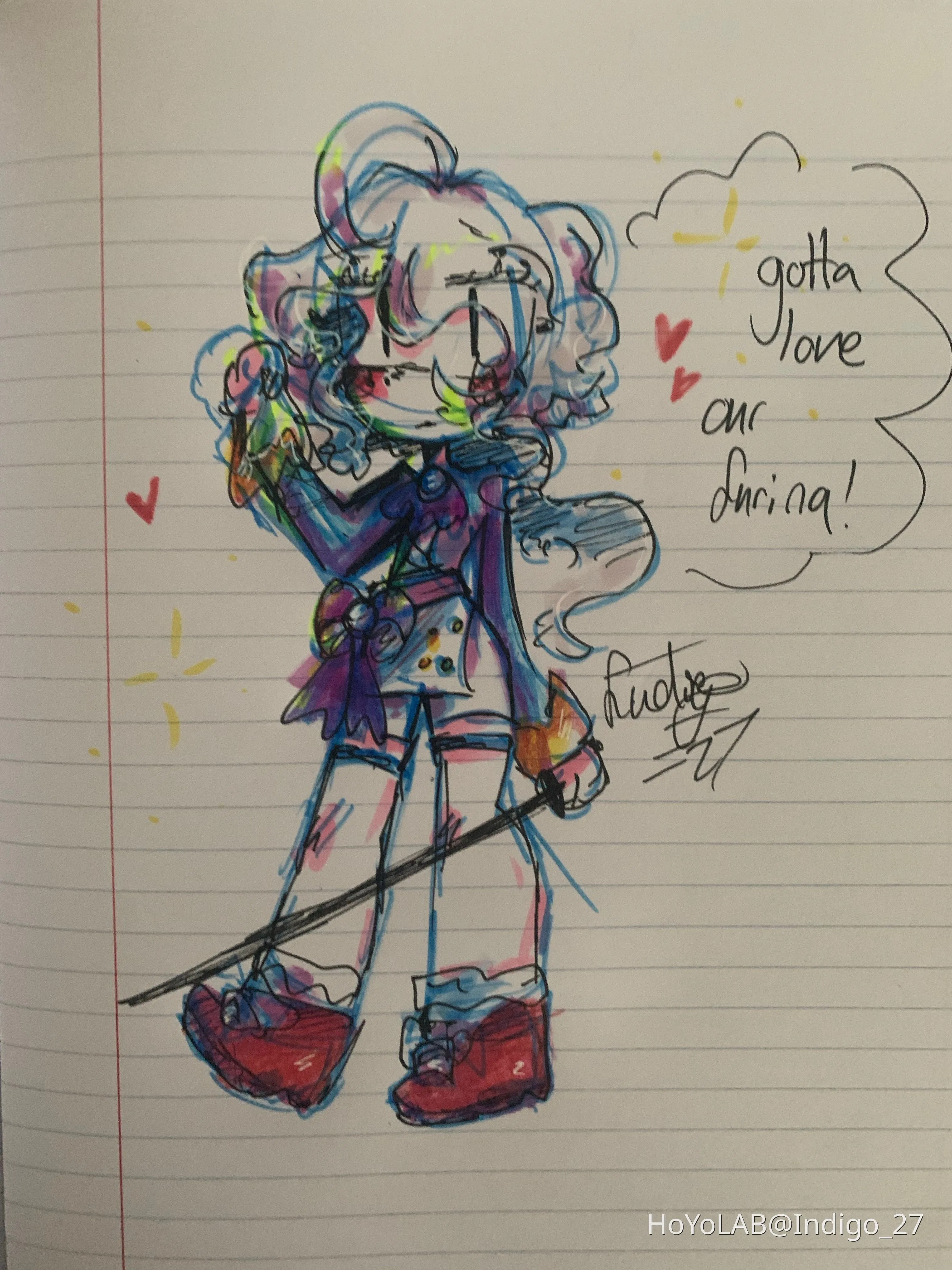 Furina doodles fanart stuff Genshin Impact | HoYoLAB