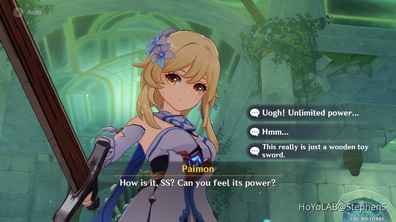 Lumine going to the dark side and fulfilling her destiny as the Abyss ...