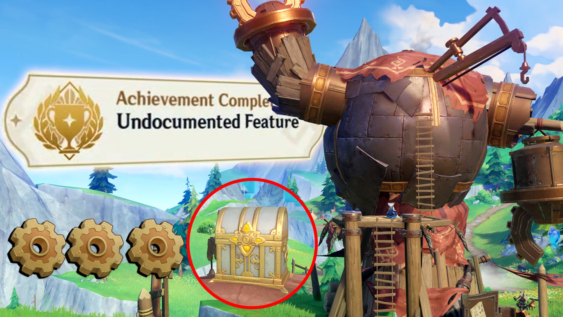 Undocumented Feature Hidden Achievement All 3 Spur Gears Location ...