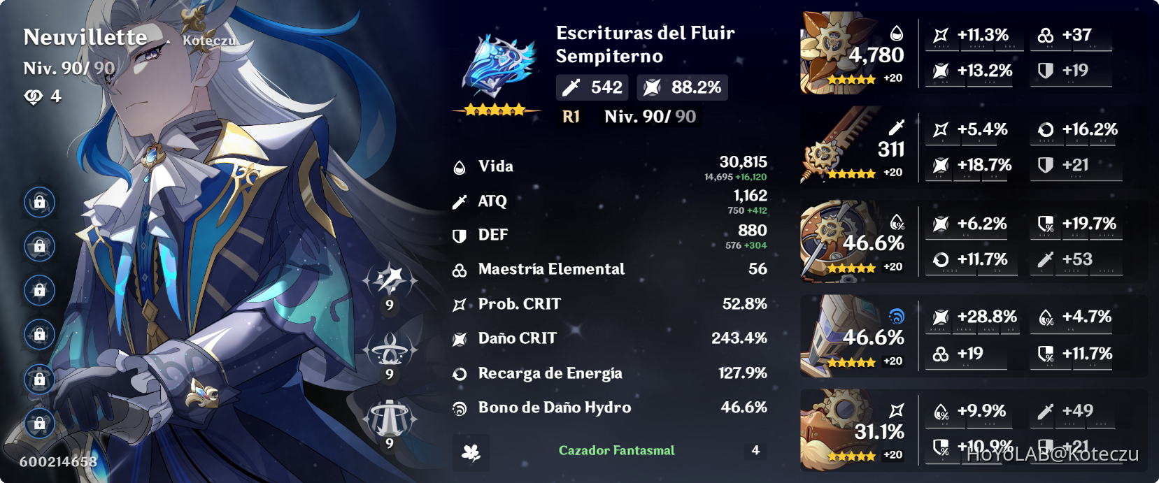 Neuvillette BUILD Genshin Impact | HoYoLAB