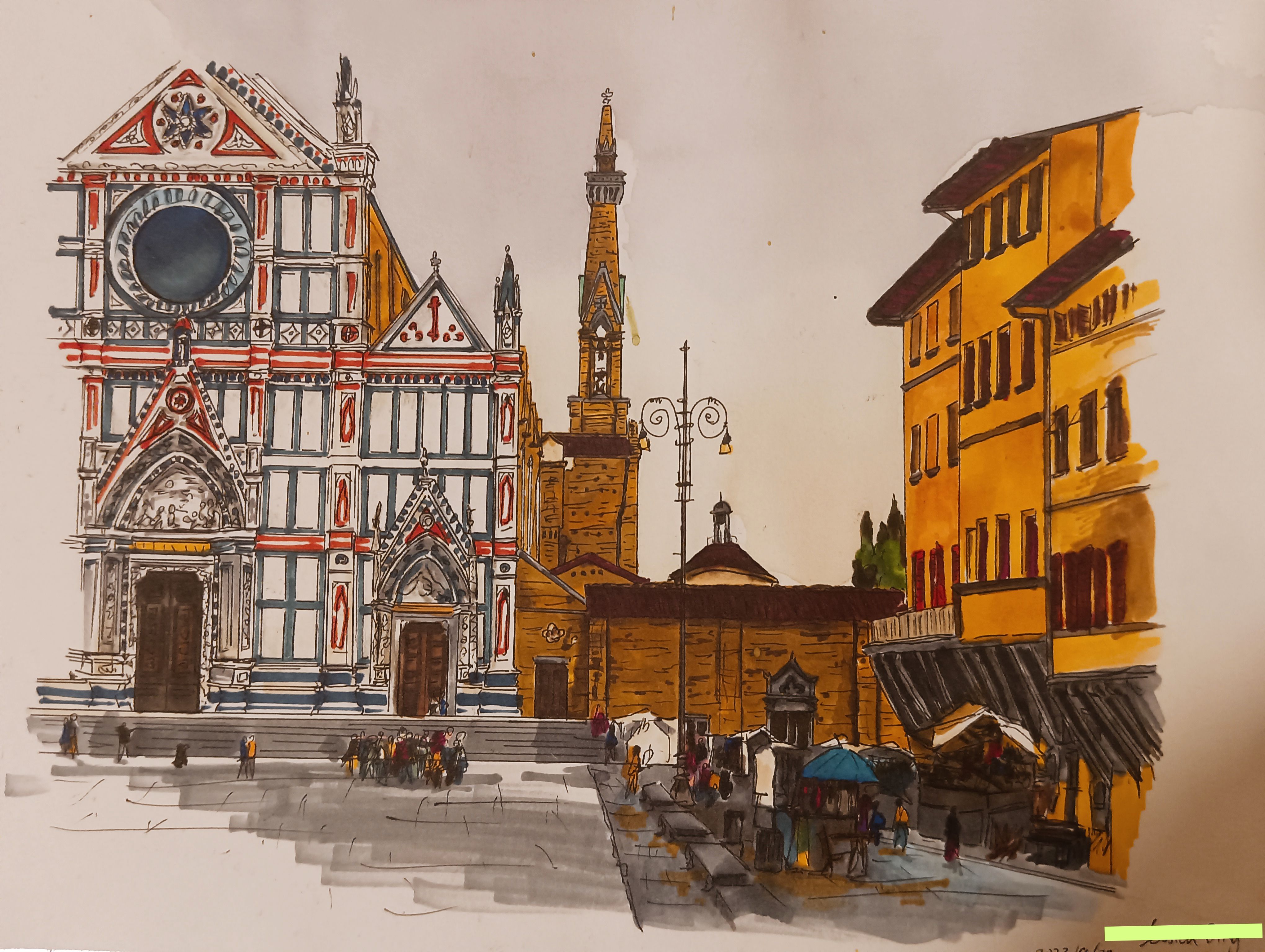 Random Architecture drawing | HoYoLAB