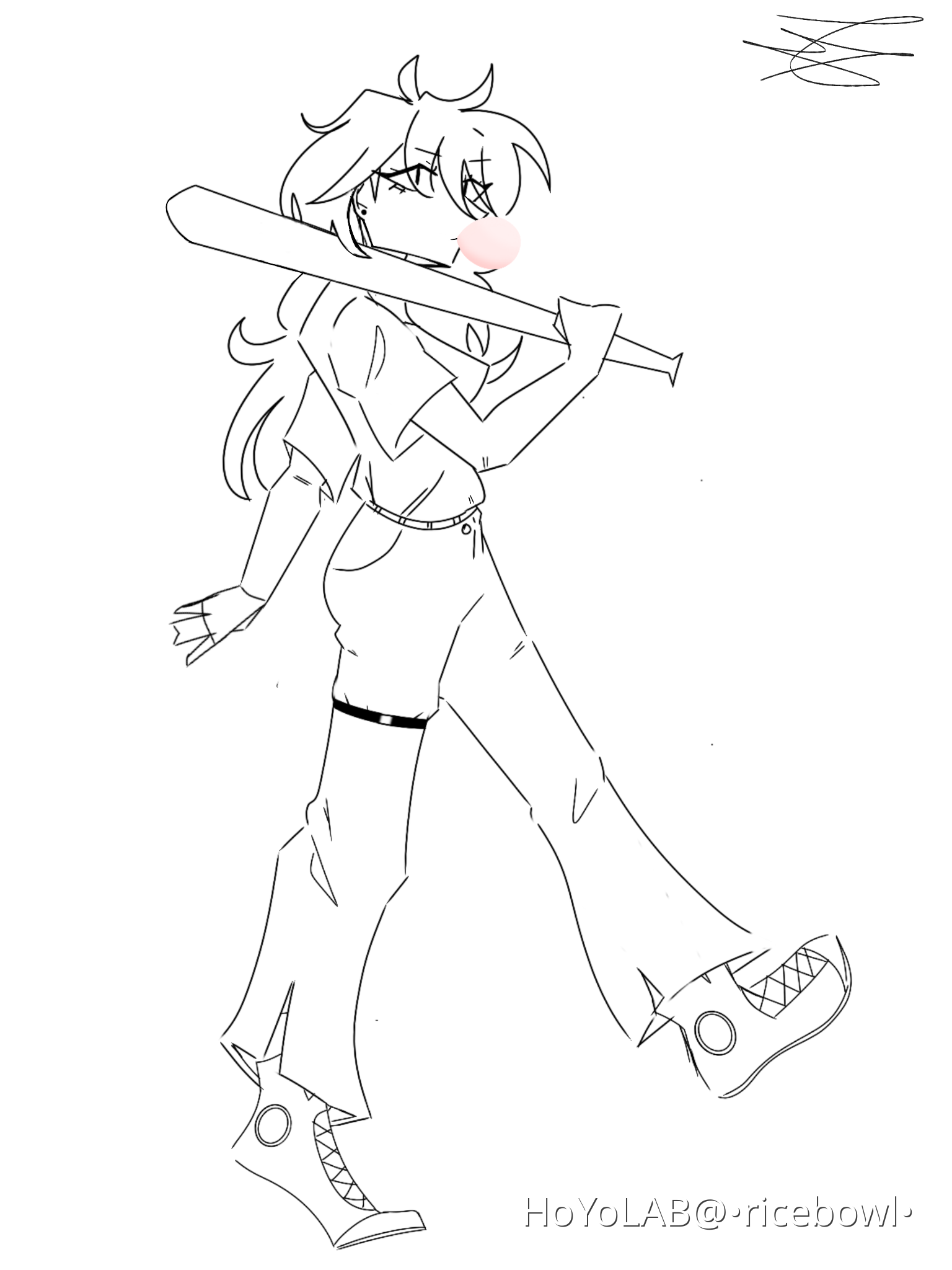 some slay art of one of my ocs | HoYoLAB