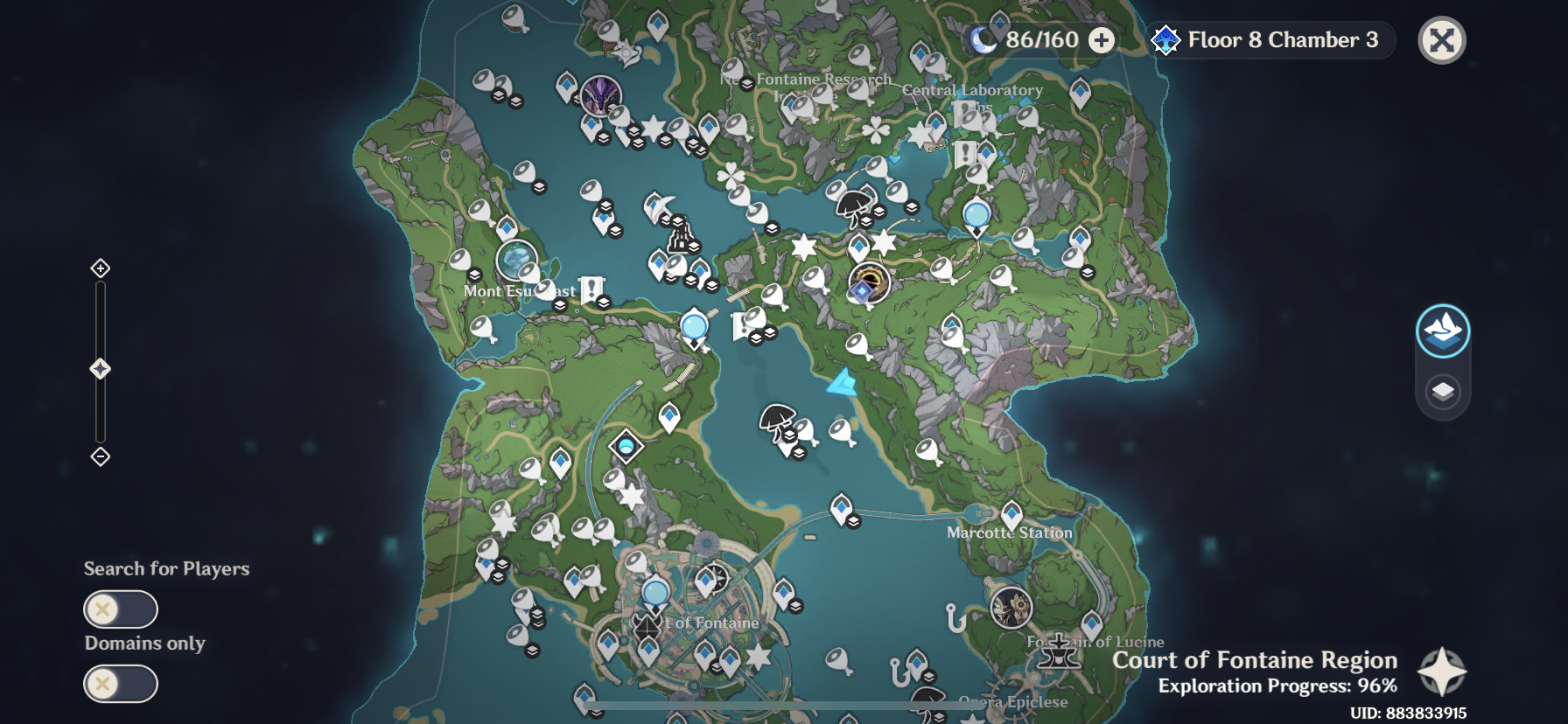 Fontaine tour: Is this already the whole map of Fontaine or are there ...