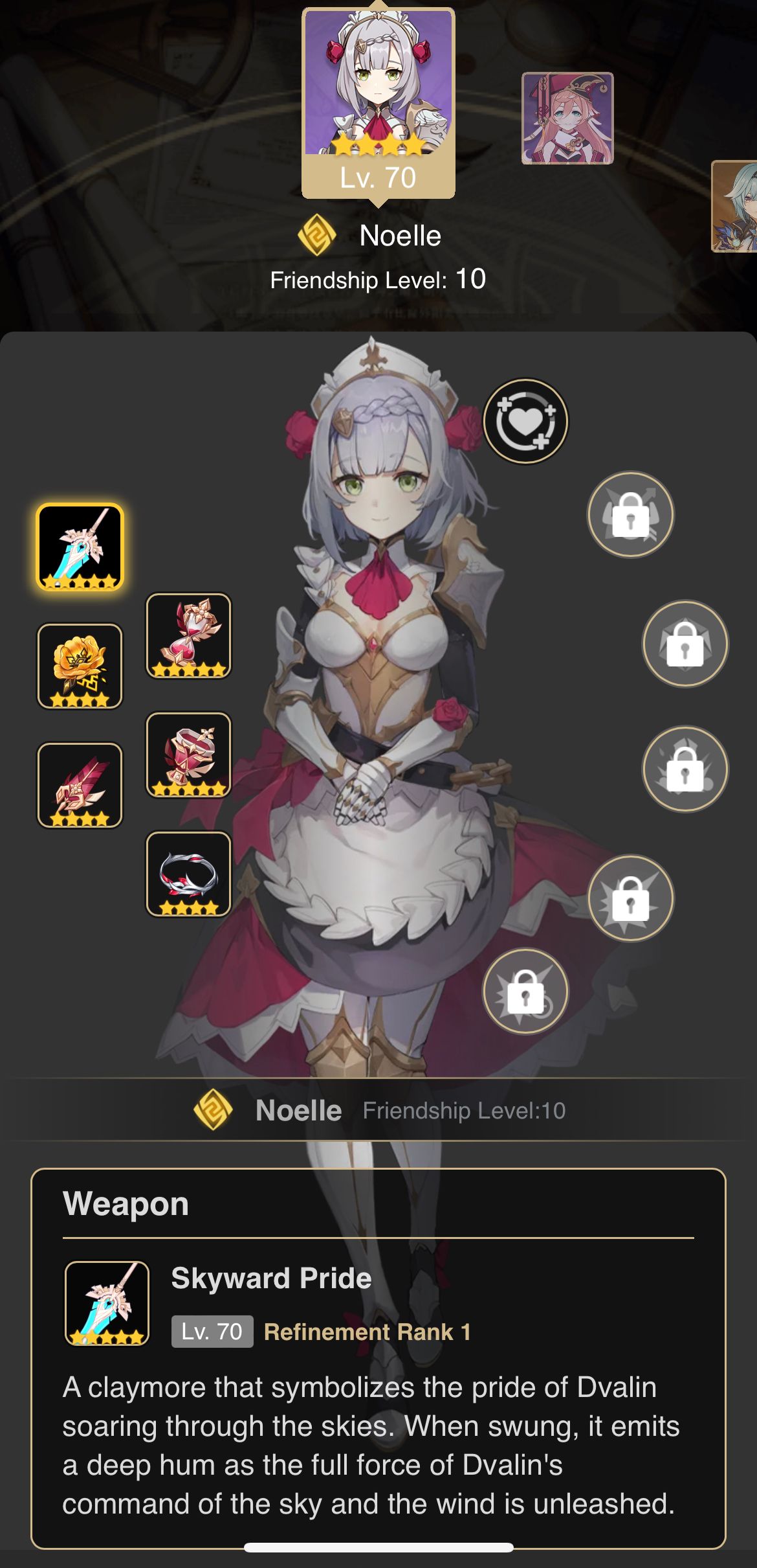 Is this a good f2p Noelle build Genshin Impact | HoYoLAB