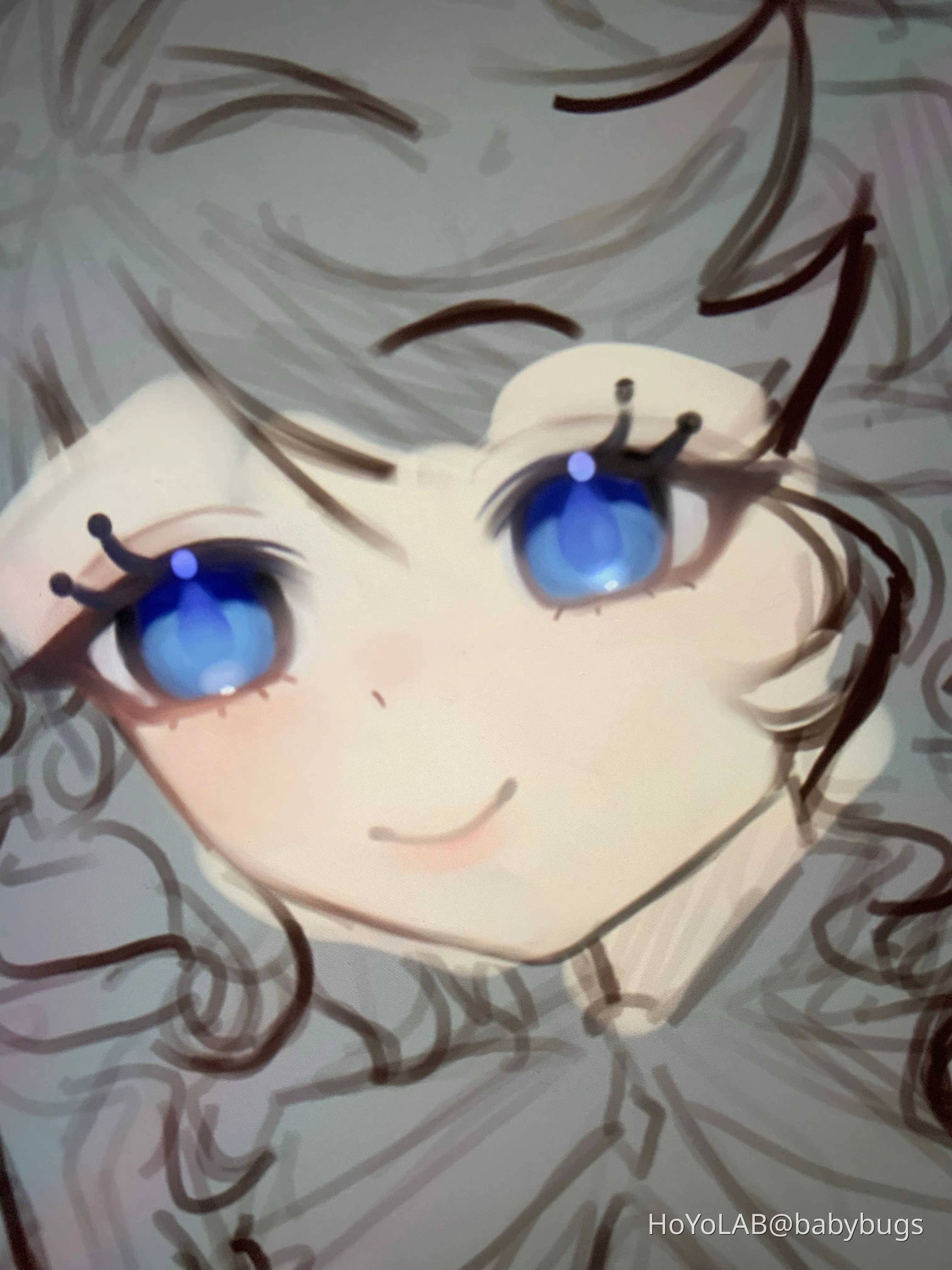 rendering over a old drawing of furina! Genshin Impact | HoYoLAB