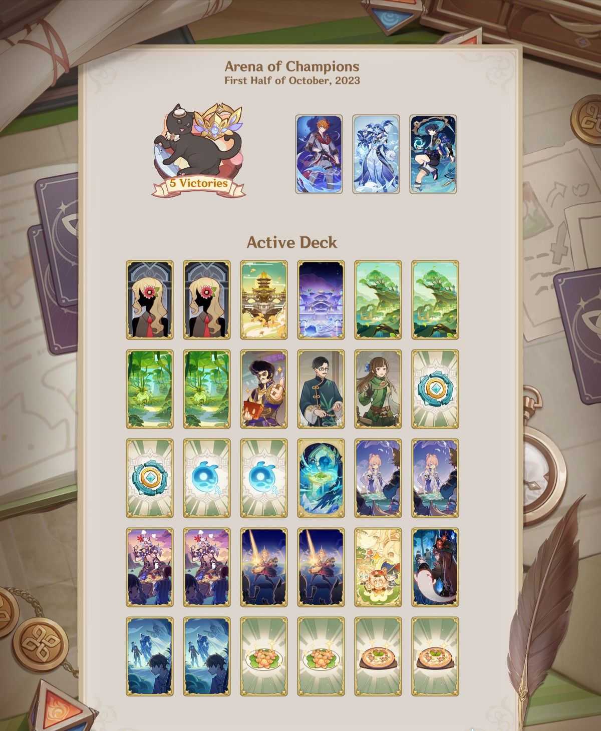 Fatui Scara deck Genshin Impact | HoYoLAB