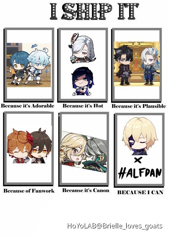 I ship it. (A valid opinion) Genshin Impact | HoYoLAB