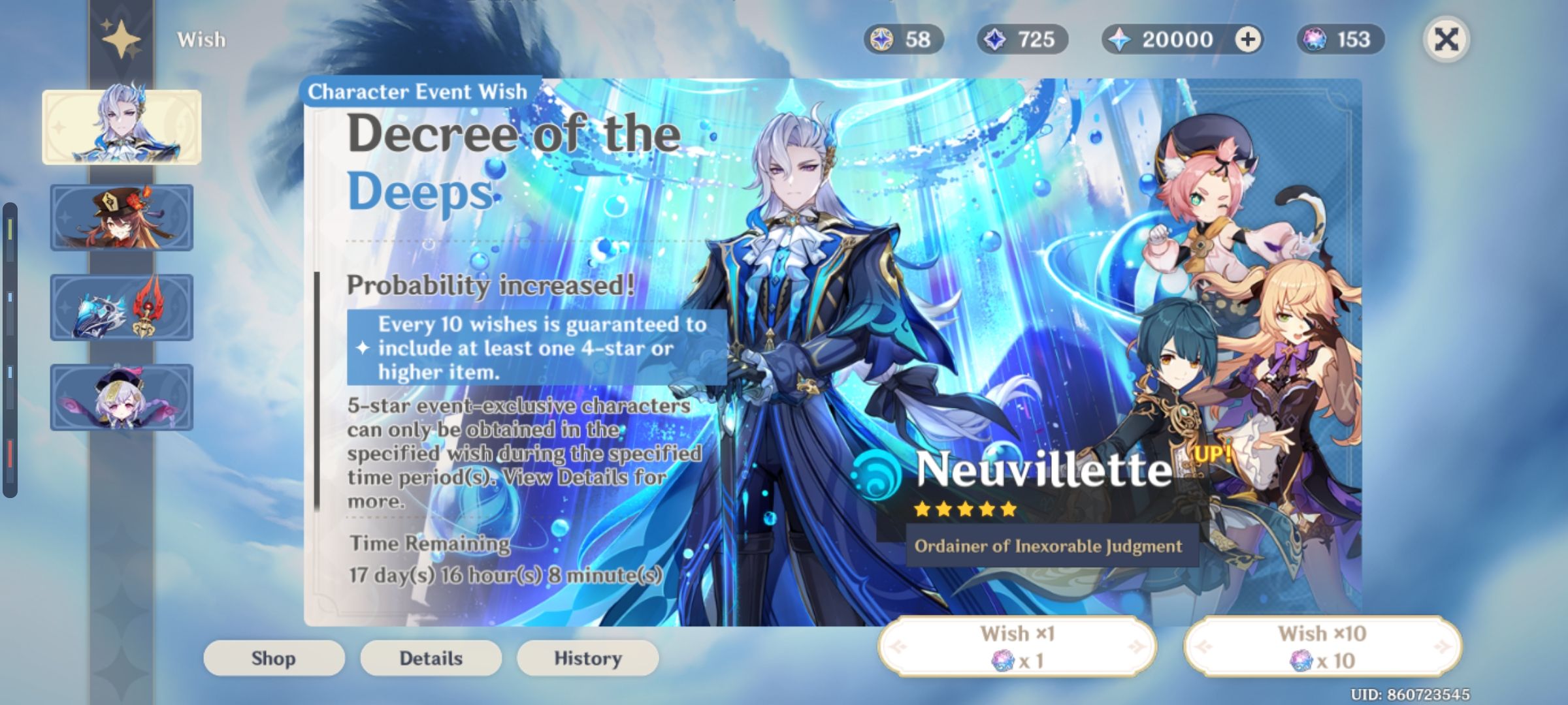 After taking Neuvillet Genshin Impact | HoYoLAB