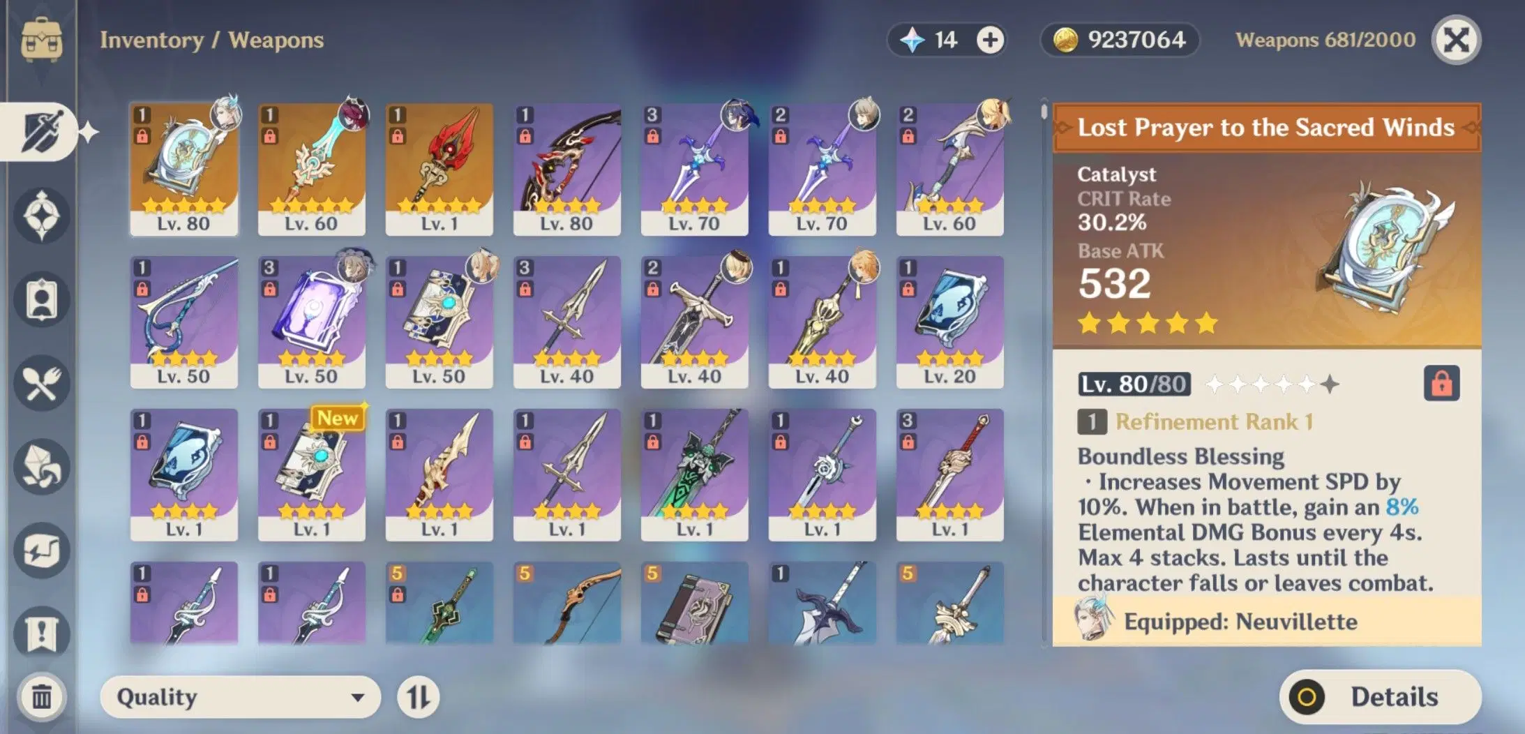 Lost 50/50 Neuvillette Weapon Banner Genshin Impact | HoYoLAB