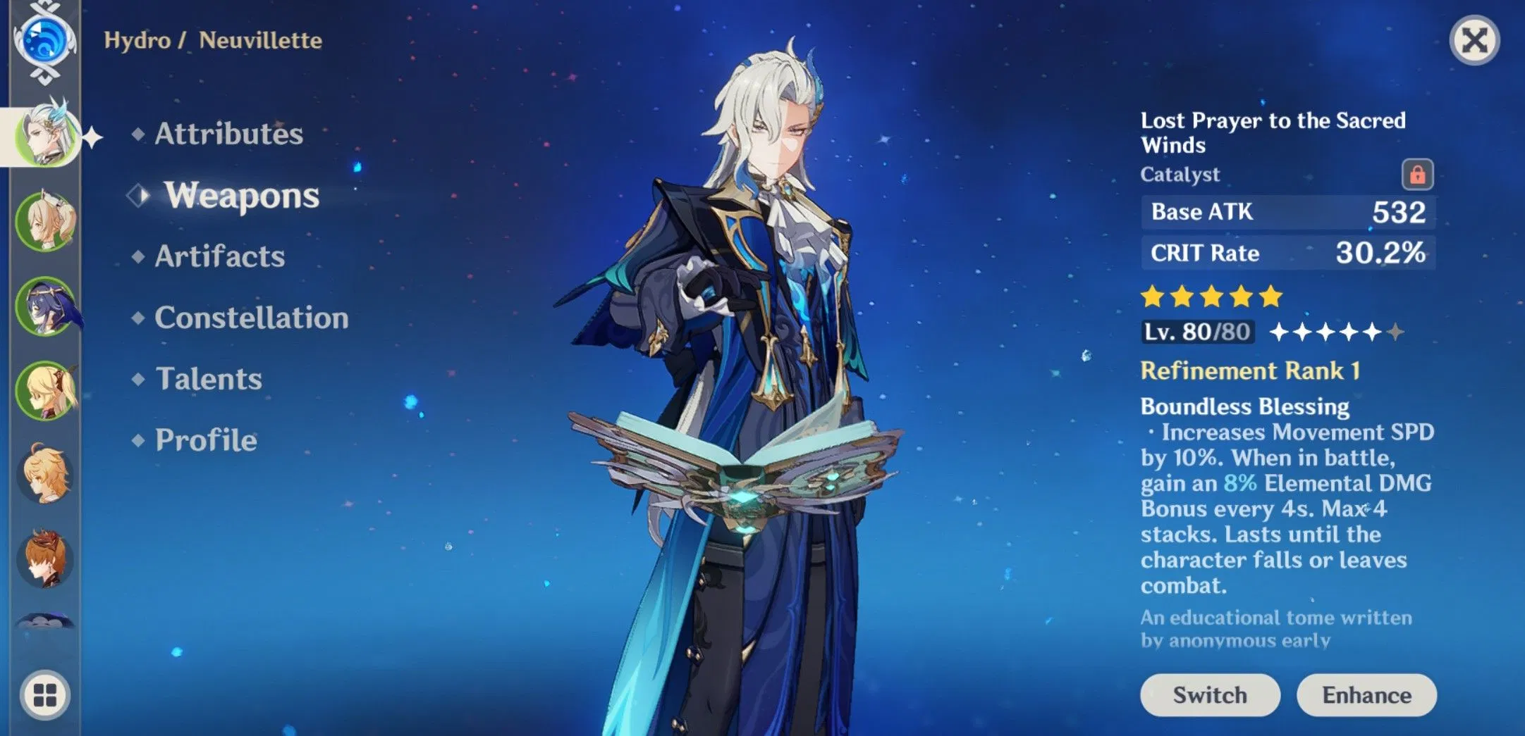 Lost 50/50 Neuvillette Weapon Banner Genshin Impact | HoYoLAB