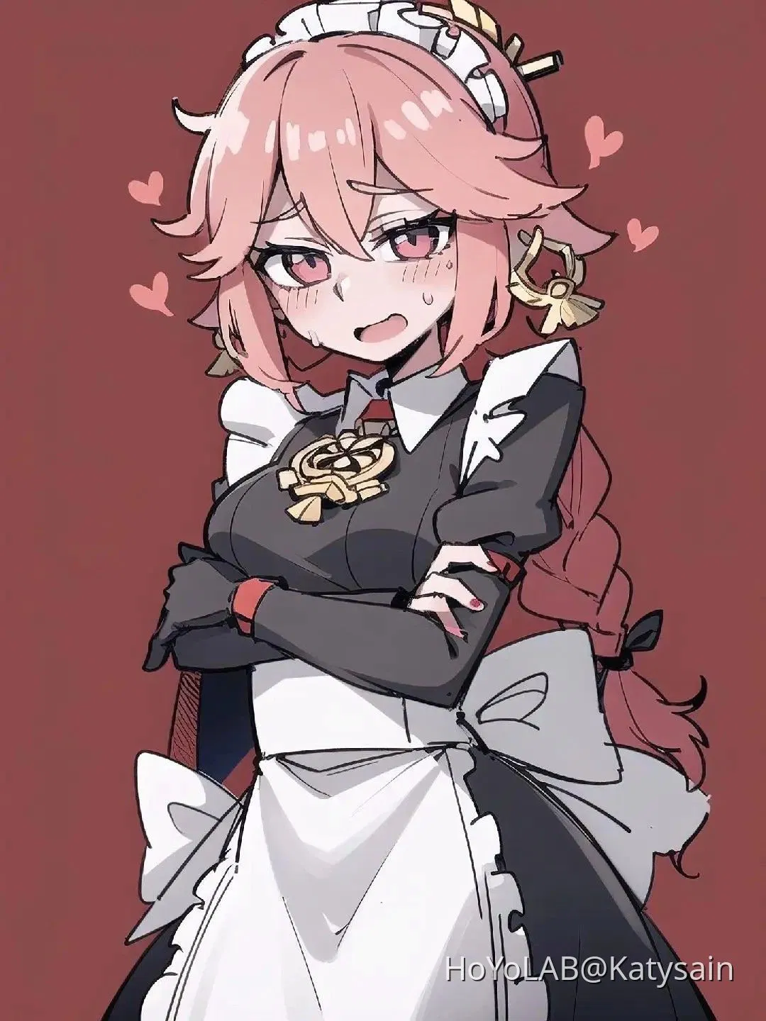 Yelan Maid, Yae Maid and Focalors Maid 💙💕🩵 Genshin Impact | HoYoLAB