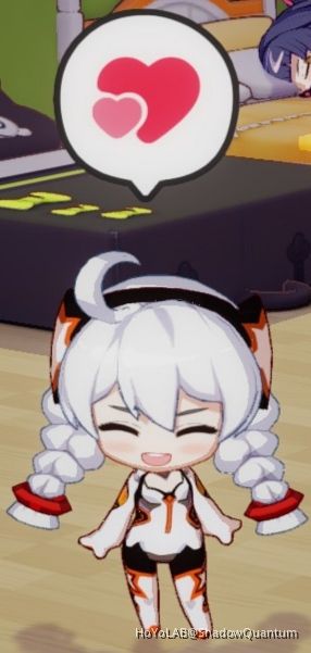 chibi Kiana (White Comet) smiling~ Honkai Impact 3rd | HoYoLAB