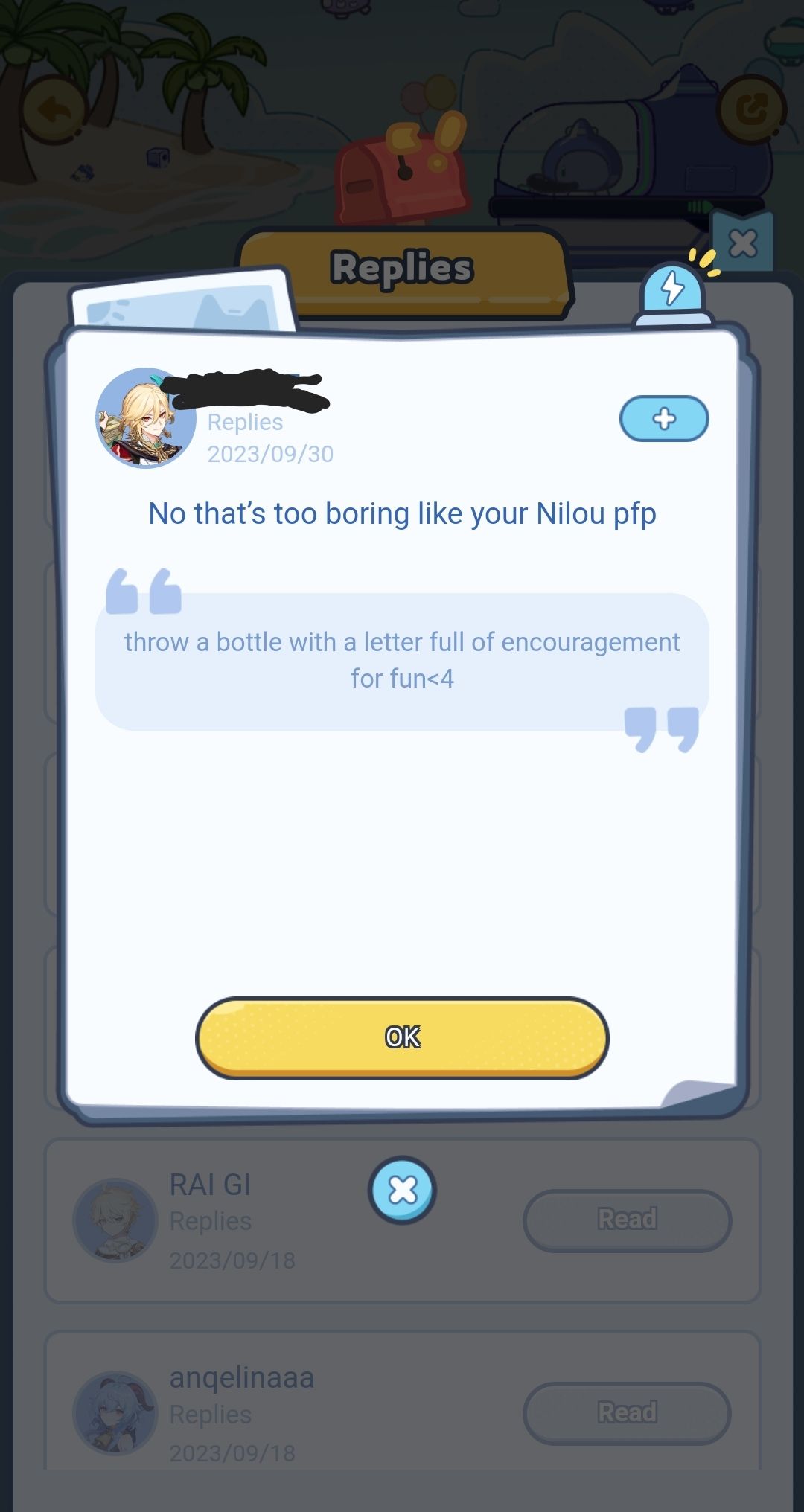 im getting roasted over a nilou pfp | HoYoLAB