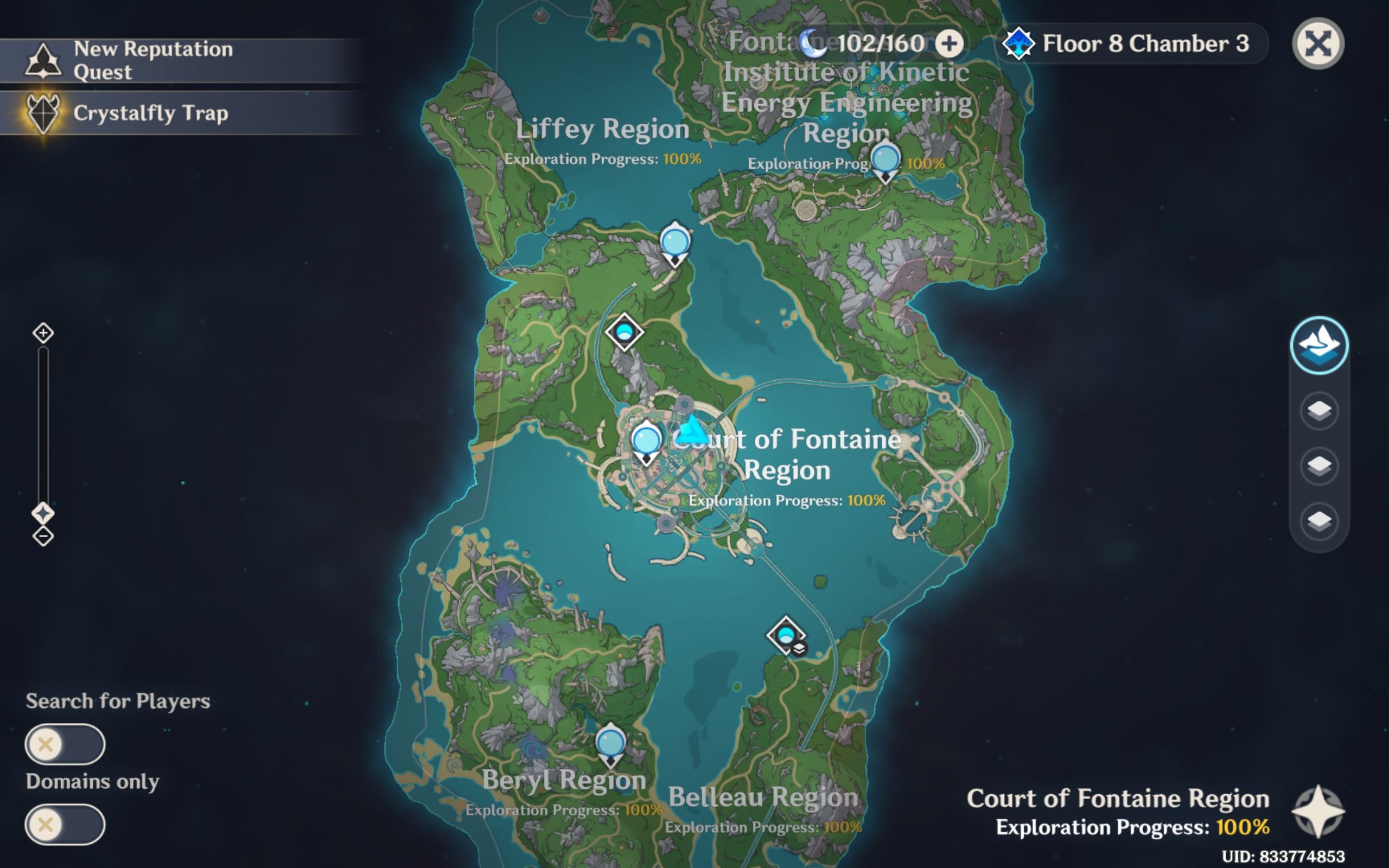 I think this is the highest level for Fontaine 4.1 Genshin Impact | HoYoLAB