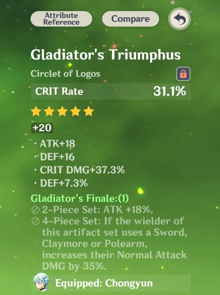 finally some good crit rate circlets Genshin Impact | HoYoLAB