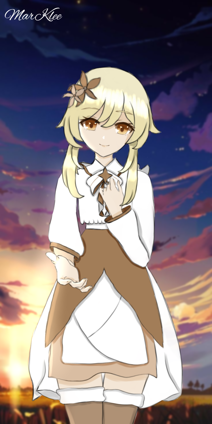 Lumine with Lolita dress Genshin Impact | HoYoLAB